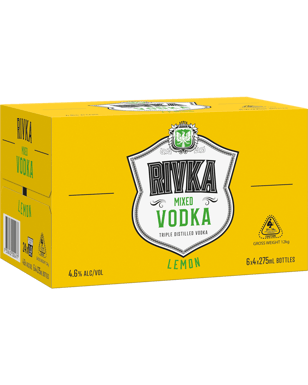 Buy Rivka Vodka Lemon Bottle 275ml Online @Lowest Price