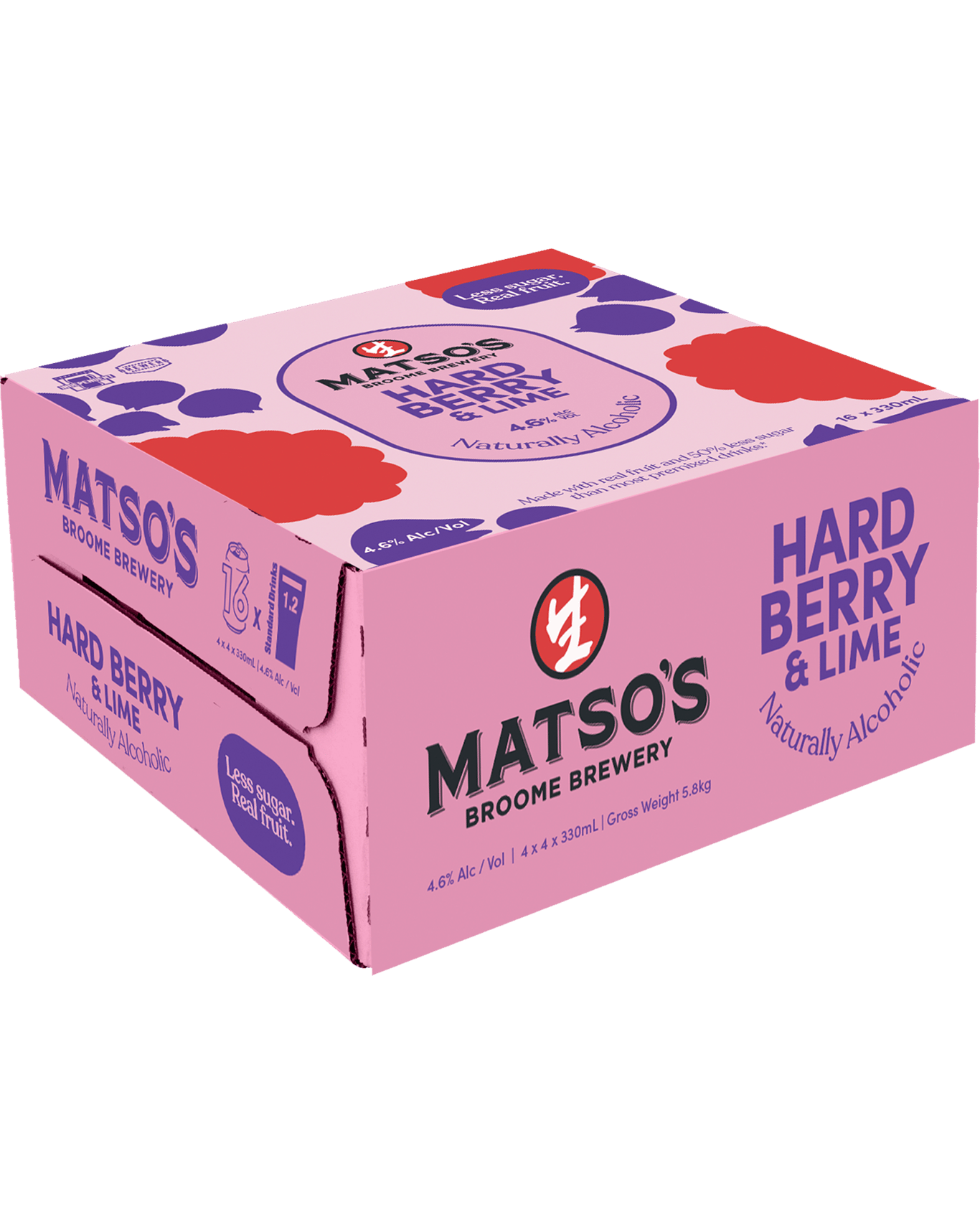 Buy Matso's Hard Berry & Lime Cans 330ml Online @Lowest Price