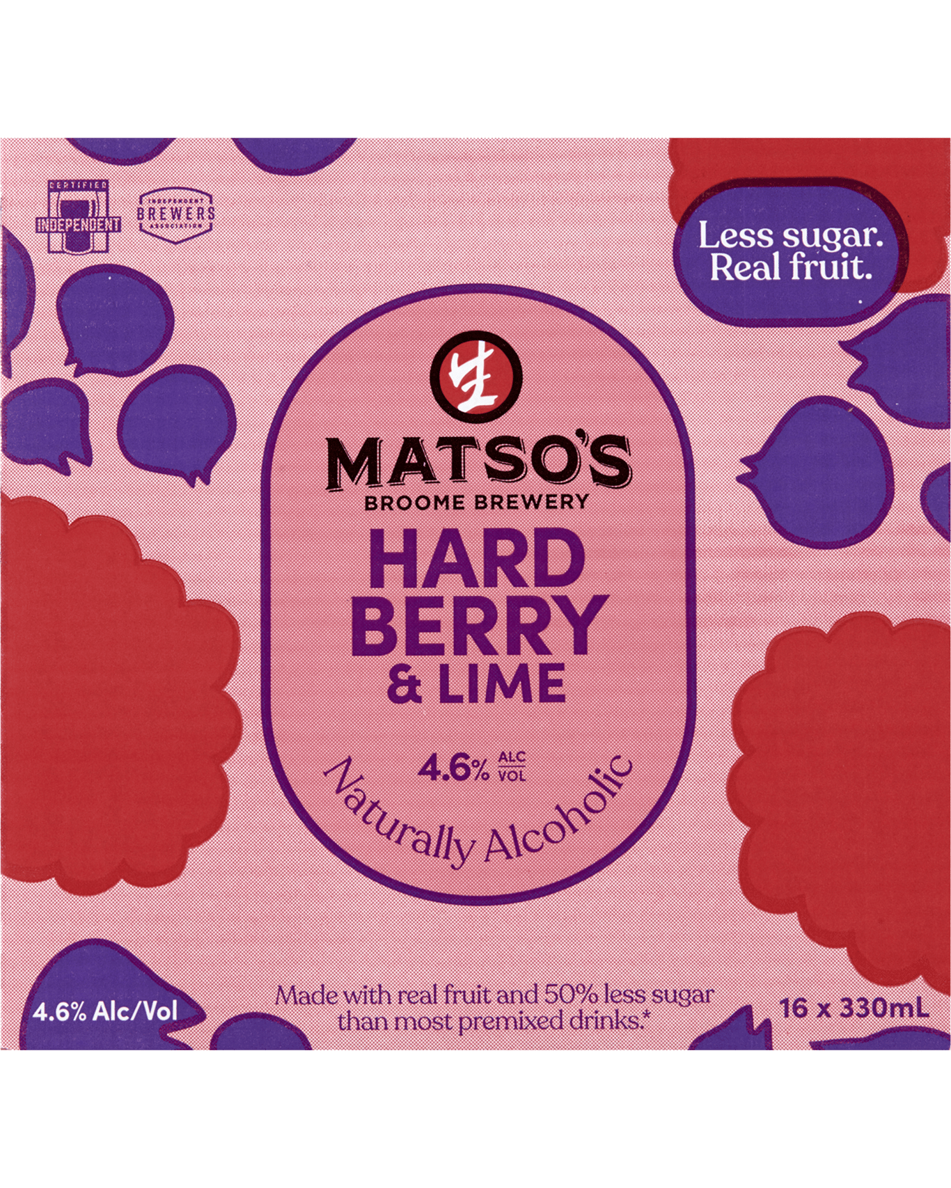 Buy Matsos Hard Berry & Lime Can 330ml Online @Lowest Price
