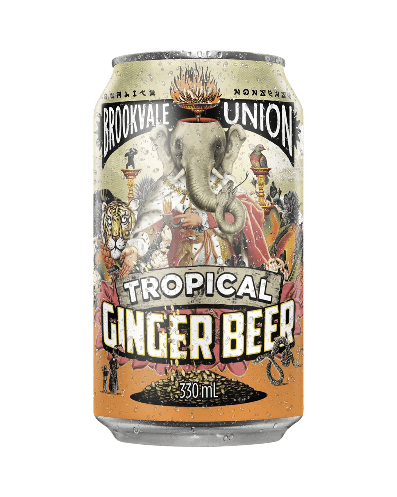 Buy Brookvale Union Tropical Ginger Beer Cans 330ml Online @Lowest Price