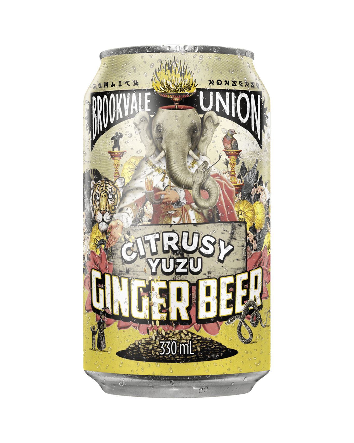 Buy Brookvale Union Citrusy Yuzu Ginger Beer Cans 330ml Online @Lowest ...