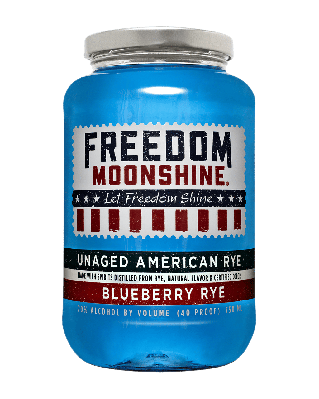 Buy Freedom Moonshine Blueberry Rye (40 Proof) 750ml Online @Lowest Price