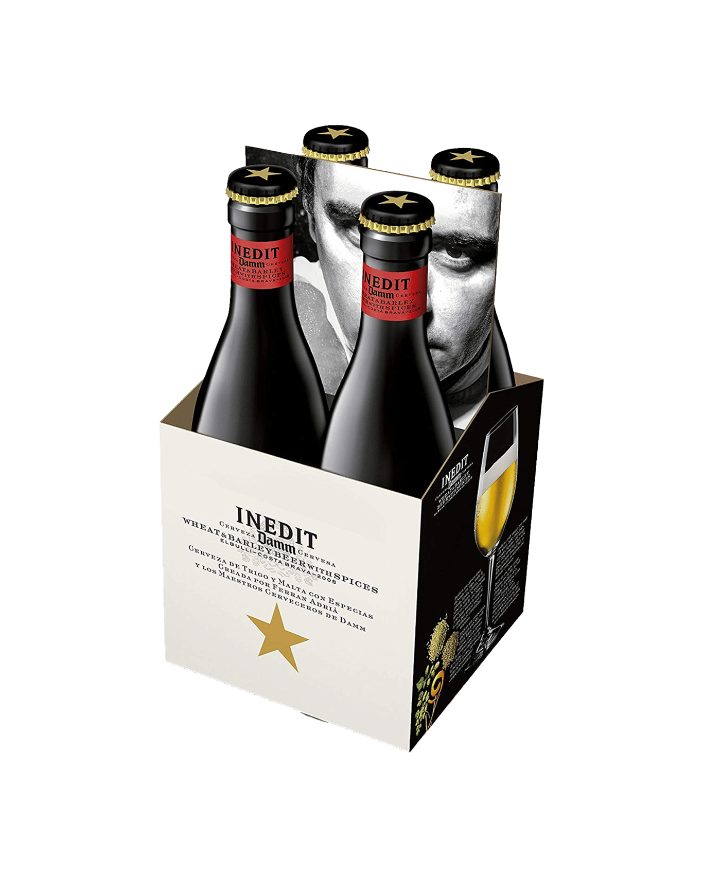 Buy Inedit Damm Malt & Wheat Beer Brewed With Spices Bottle 330ml ...