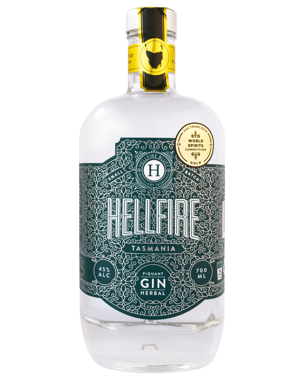 Buy Hellfire Bluff Distillery Piquant Herbal Gin 700ml Online @Lowest Price