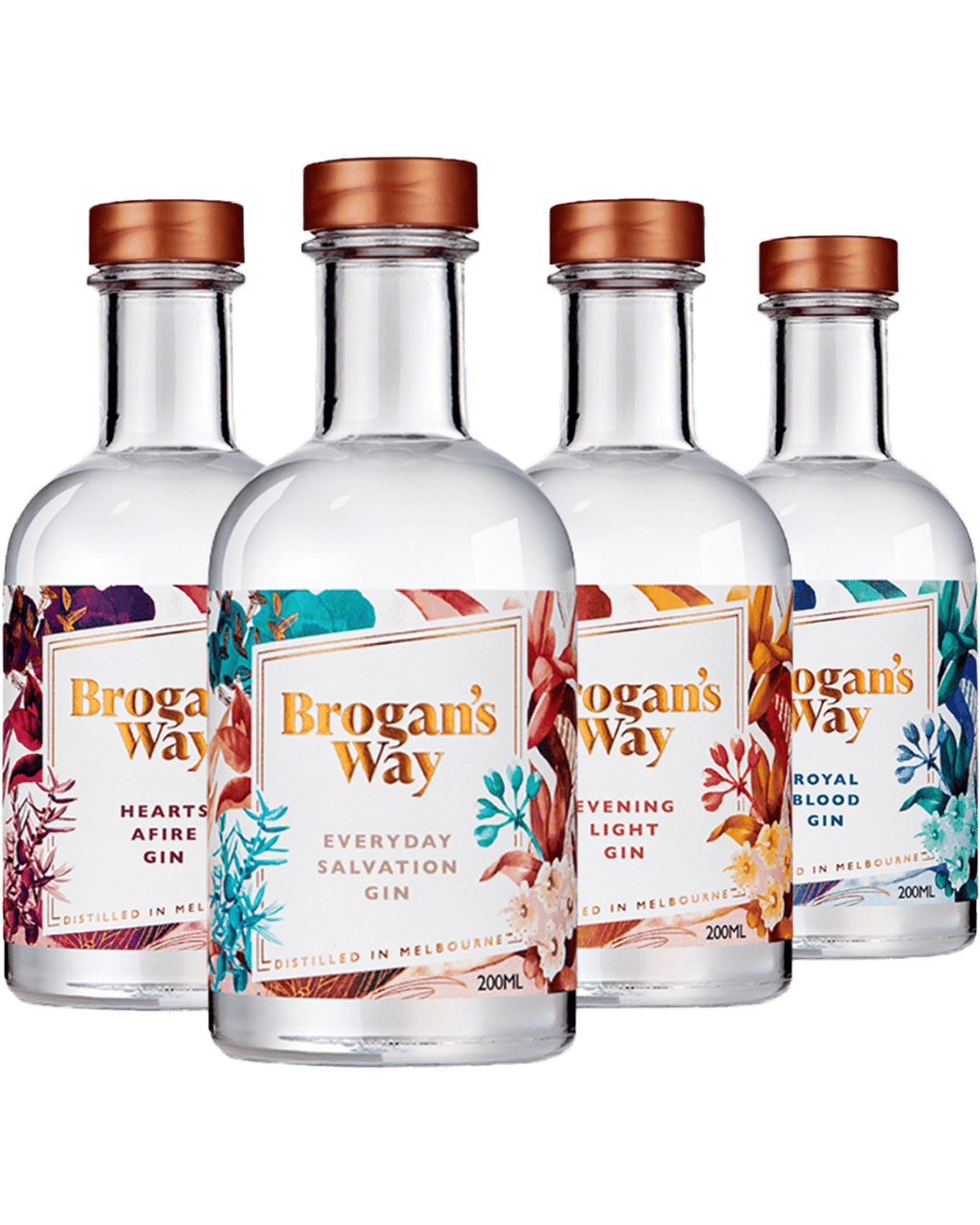 Buy Brogan's Way Gin Gift Pack 4 X 200ml Online @Lowest Price