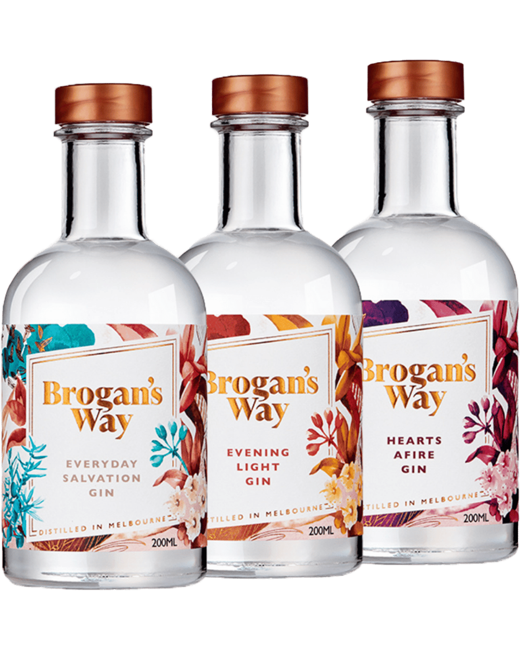 Buy Brogan's Way Gin Gift Pack 3 X 200ml Online @Lowest Price