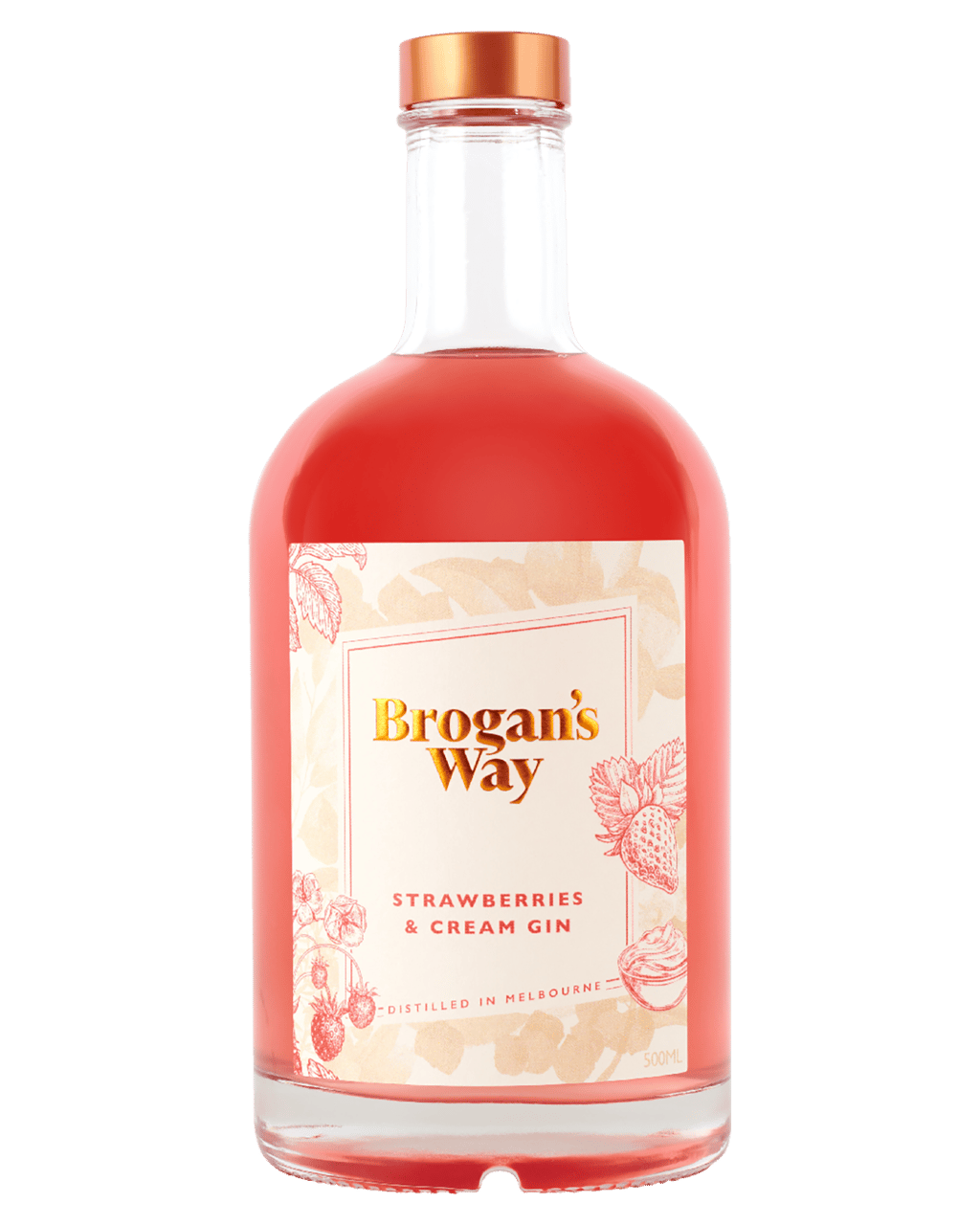 Buy Brogan's Way Strawberries & Cream Gin 500ml Online @Lowest Price