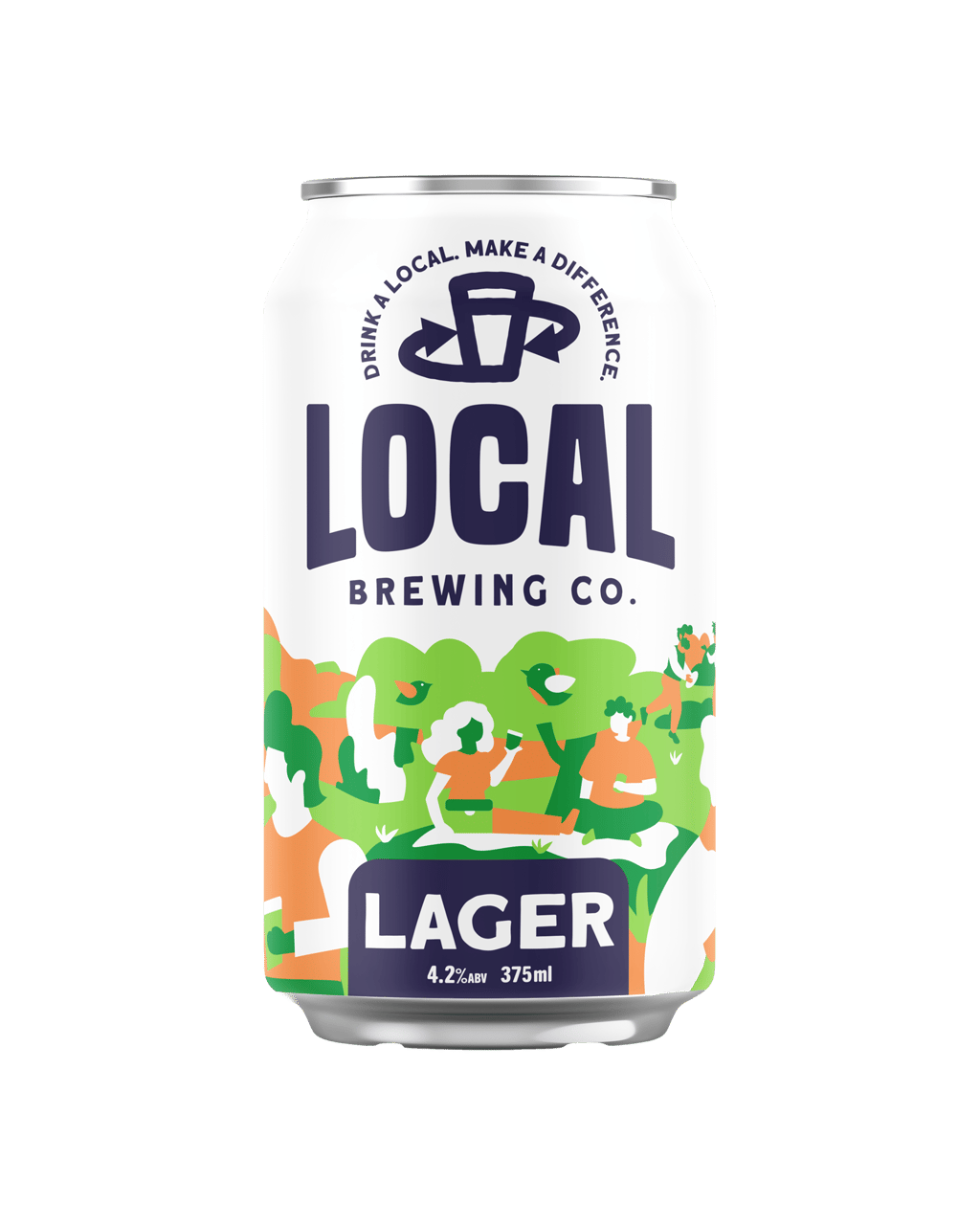 Buy Local Brewing Co Lager 375ml Online @Lowest Price
