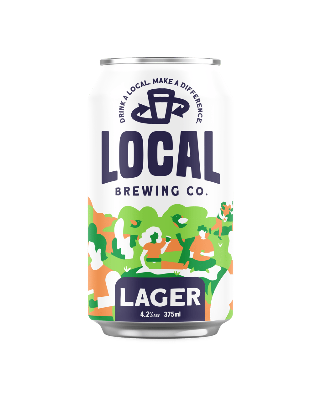 Buy Local Brewing Co Lager 375ml Online @Lowest Price