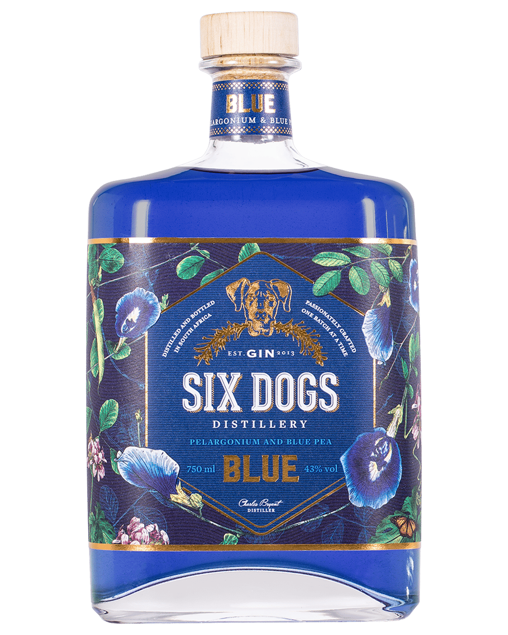 Buy Six Dogs Blue Gin 750ml Online (Low Prices) from Dan Murphy's