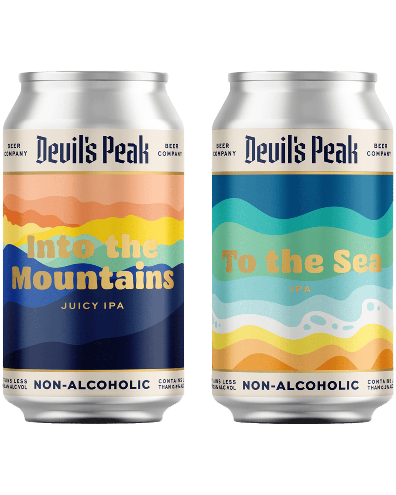 Devils Peak Gift Pack Duo Non-alcoholic Into The Mountains Juicy Ipa ...