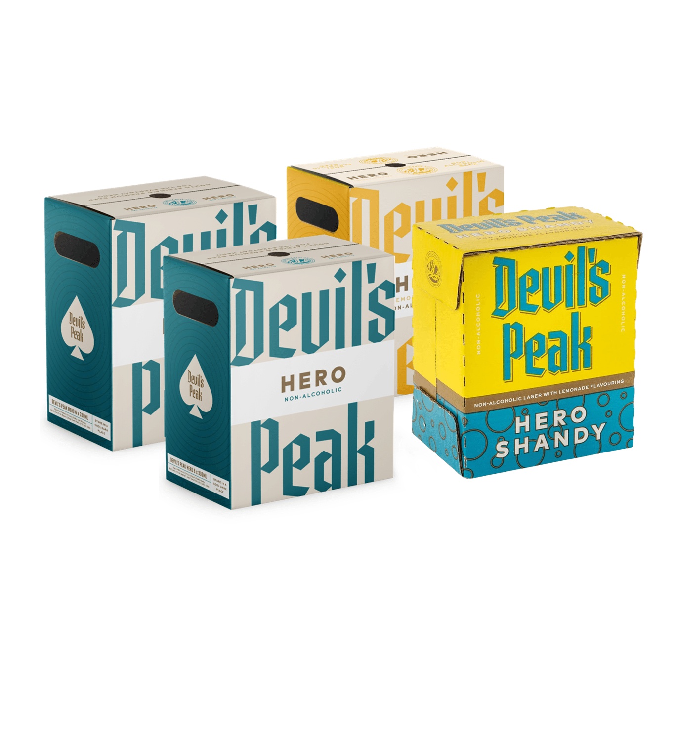 Buy Devils Peak Hero Mixed Case Non-alcoholic Beer & Shandy 330ml ...