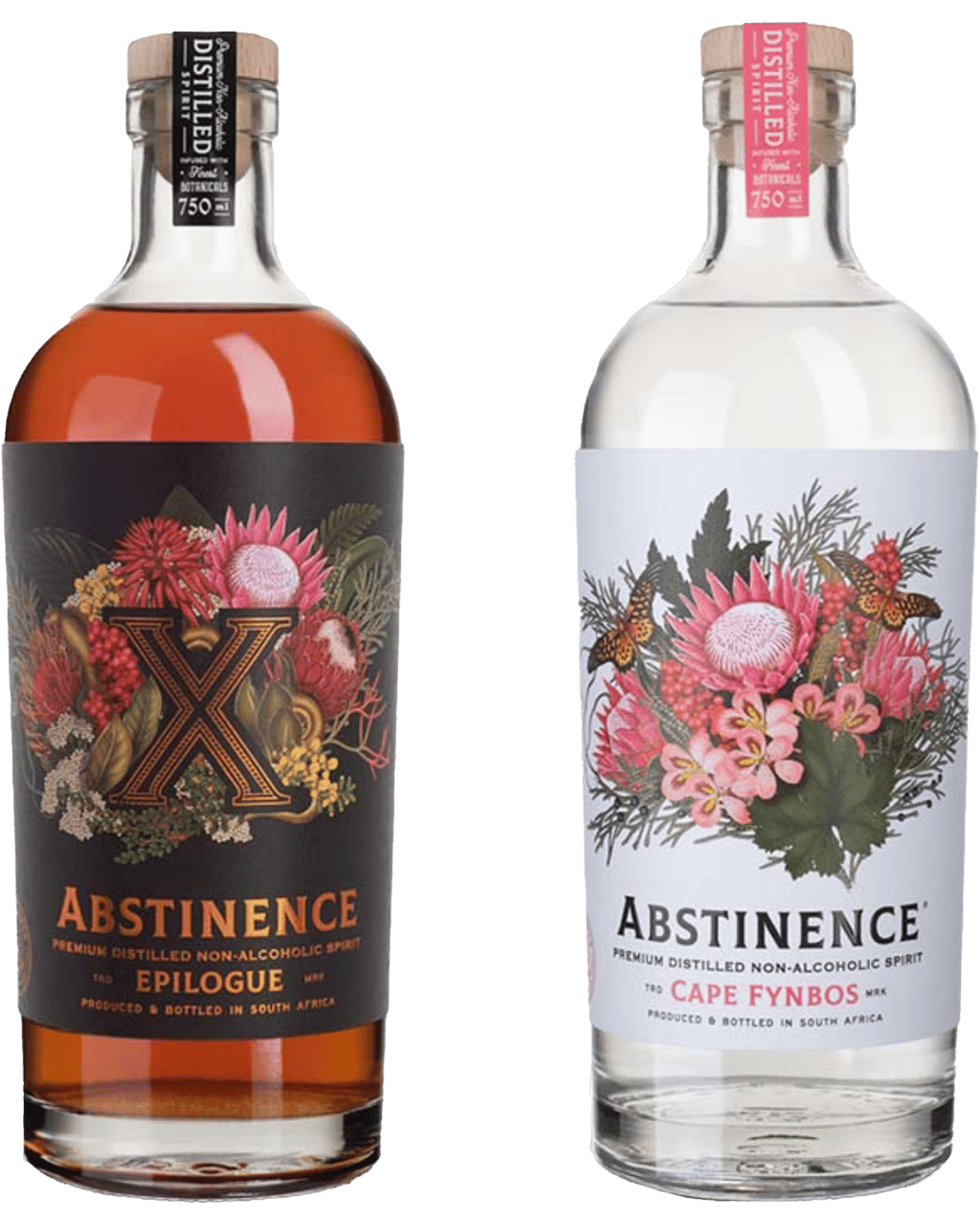 Buy Abstinence Gift Pack Duo Non-alcoholic Spirits Abstinence Floral ...
