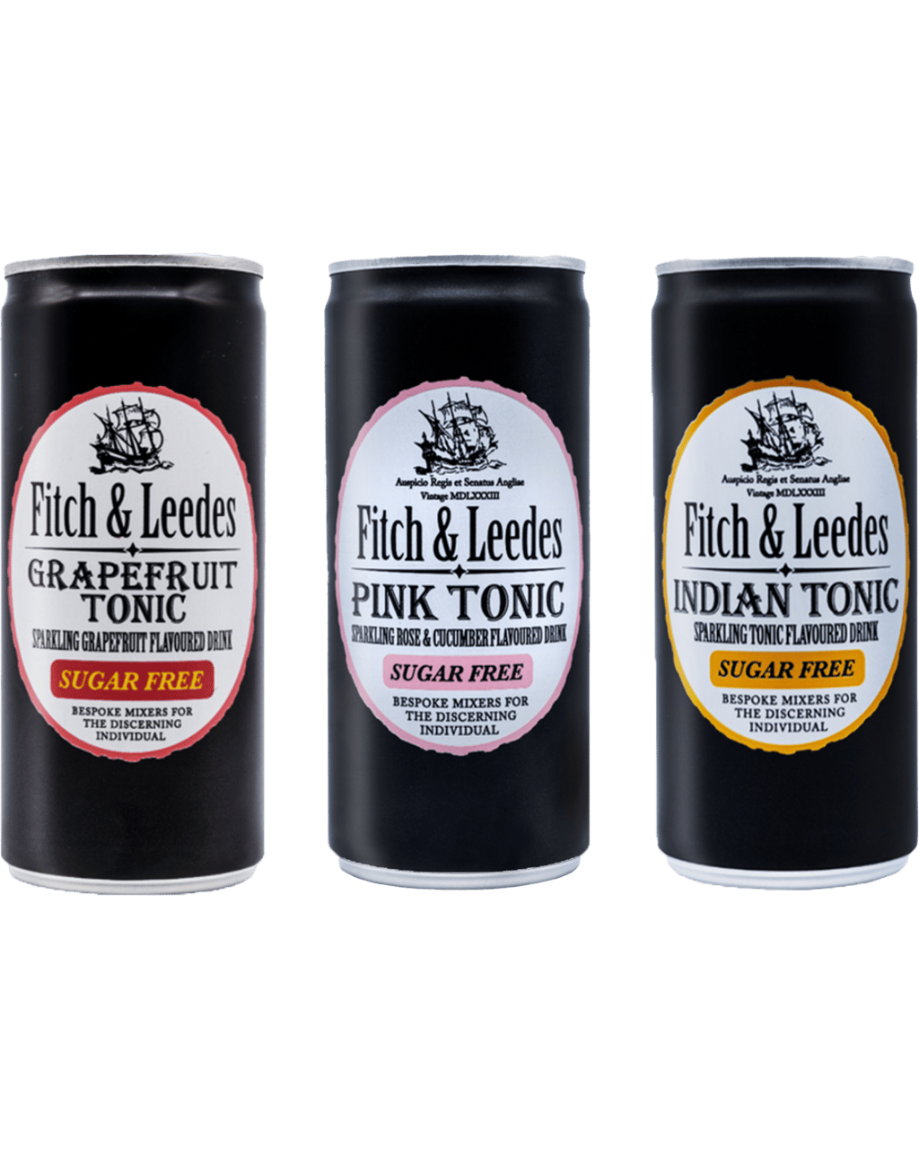 Buy Fitch & Leedes Sugar Free Trio Pack Pink, Grapefruit & Indian ...