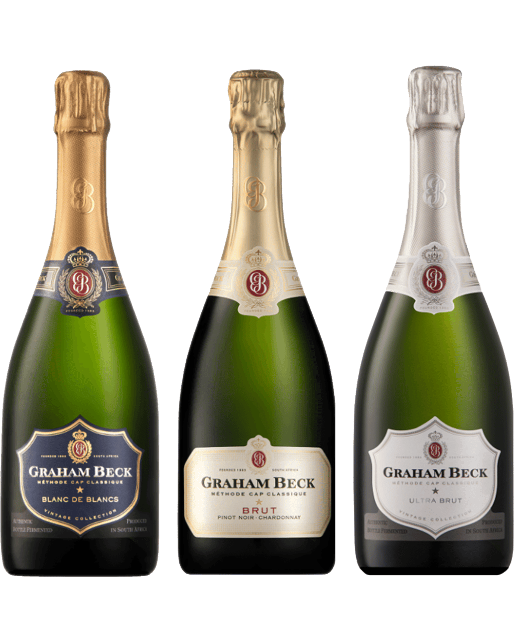 Buy Graham Beck Trio Pack Graham Beck - Ultra Brut, Brut And Blanc De ...