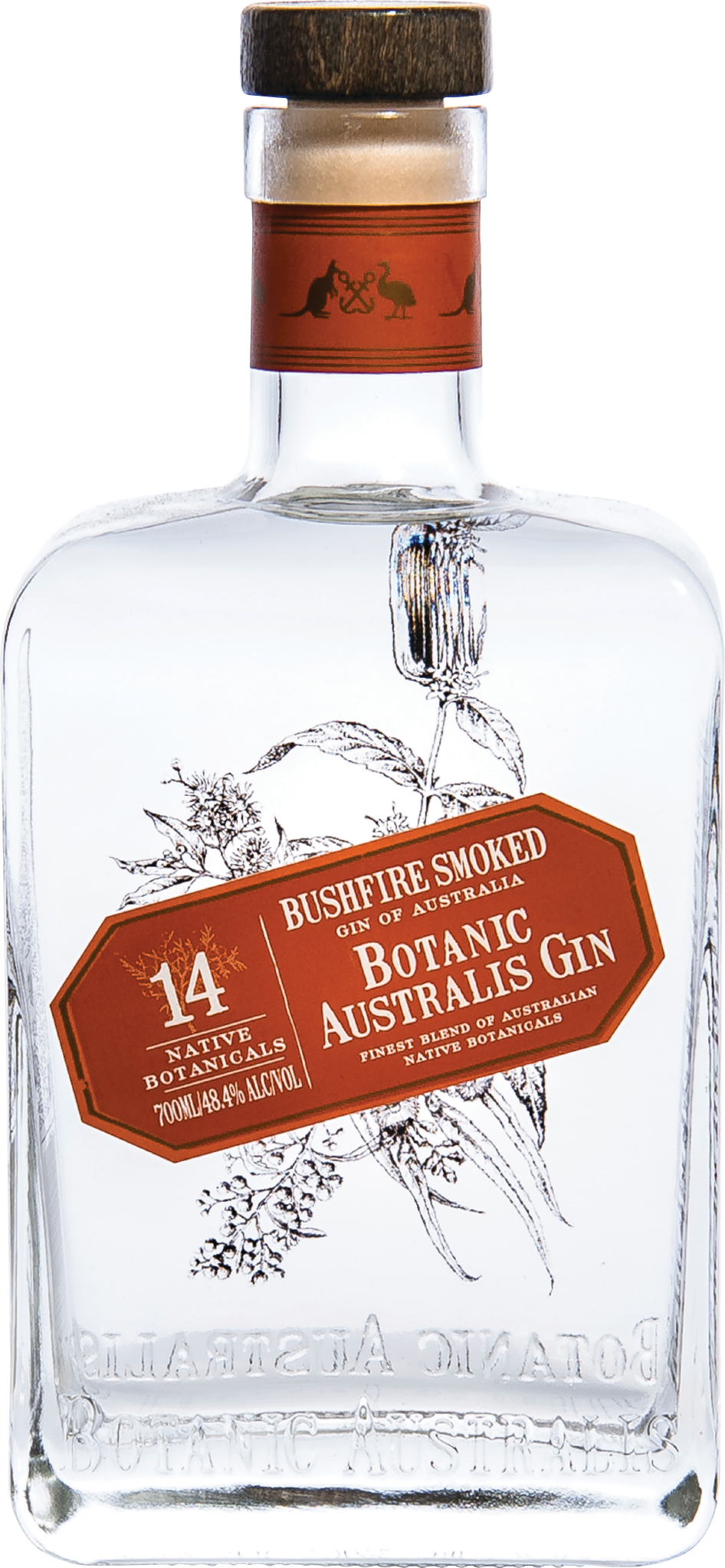 Mt Uncle Distillery Botanic Australis Bushfire Smoked Gin 700mL - Boozy