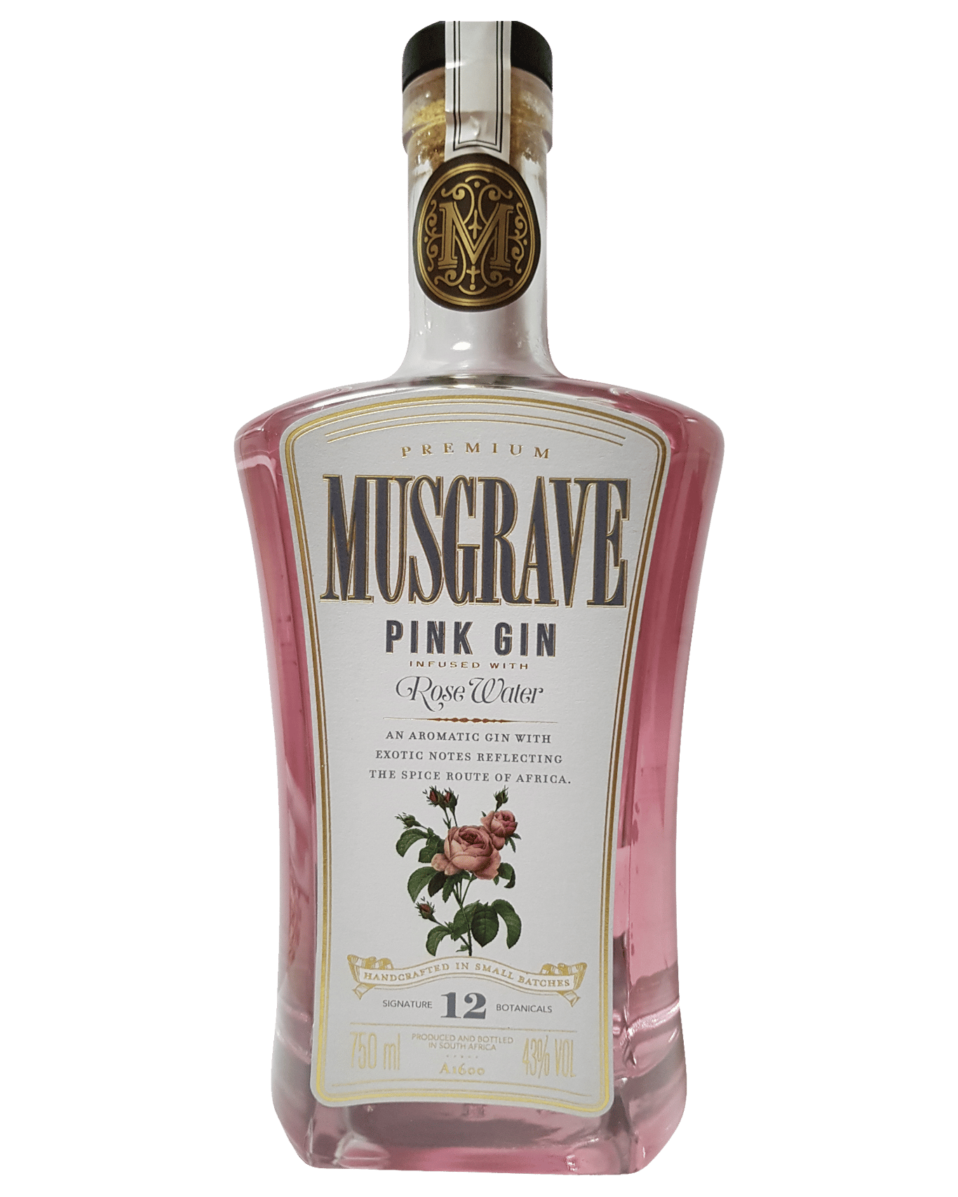 Buy Musgrave Pink Gin 12 Botanicals 750ml Online @Lowest Price