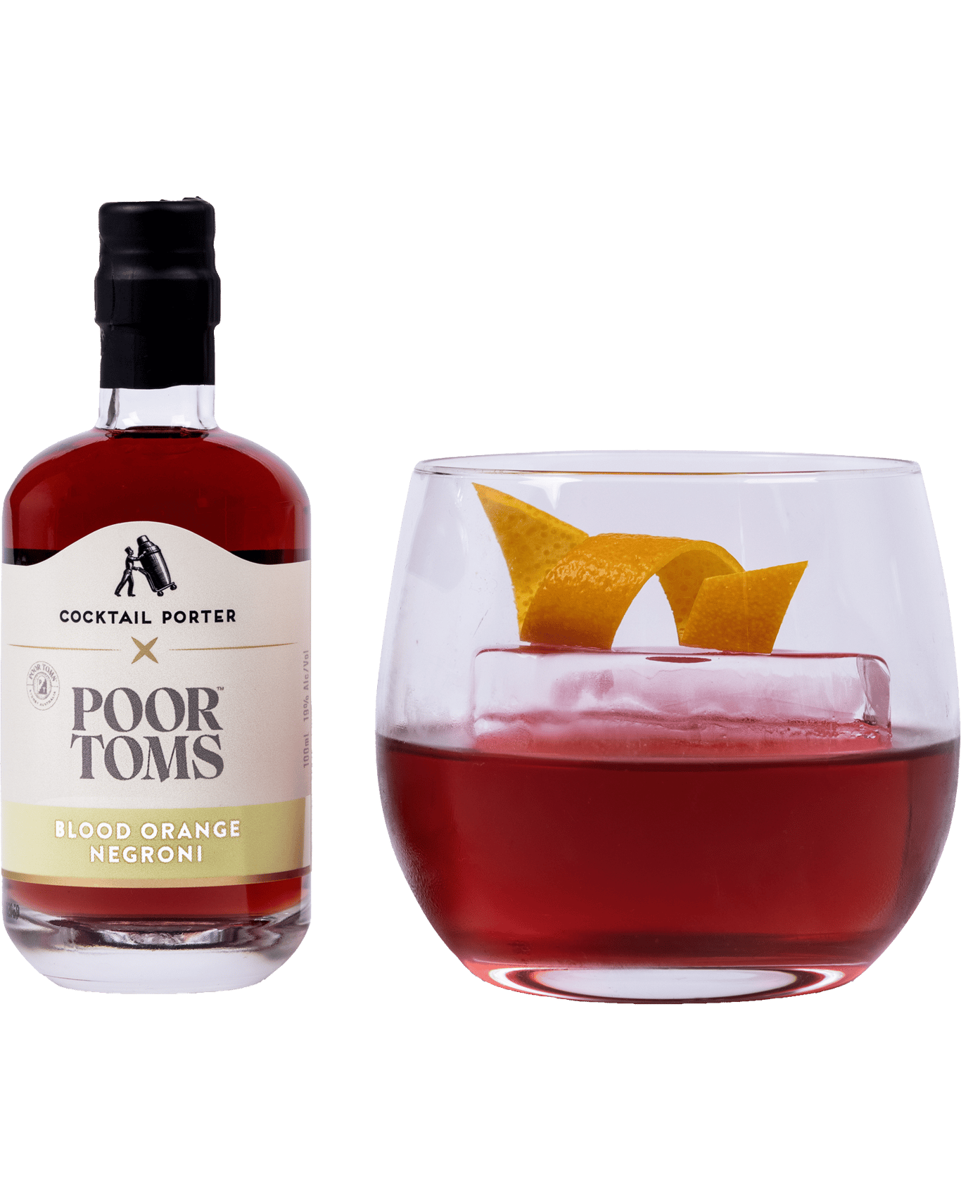 Buy Cocktail Porter Poor Toms Blood Orange Negroni Bottled Cocktail ...