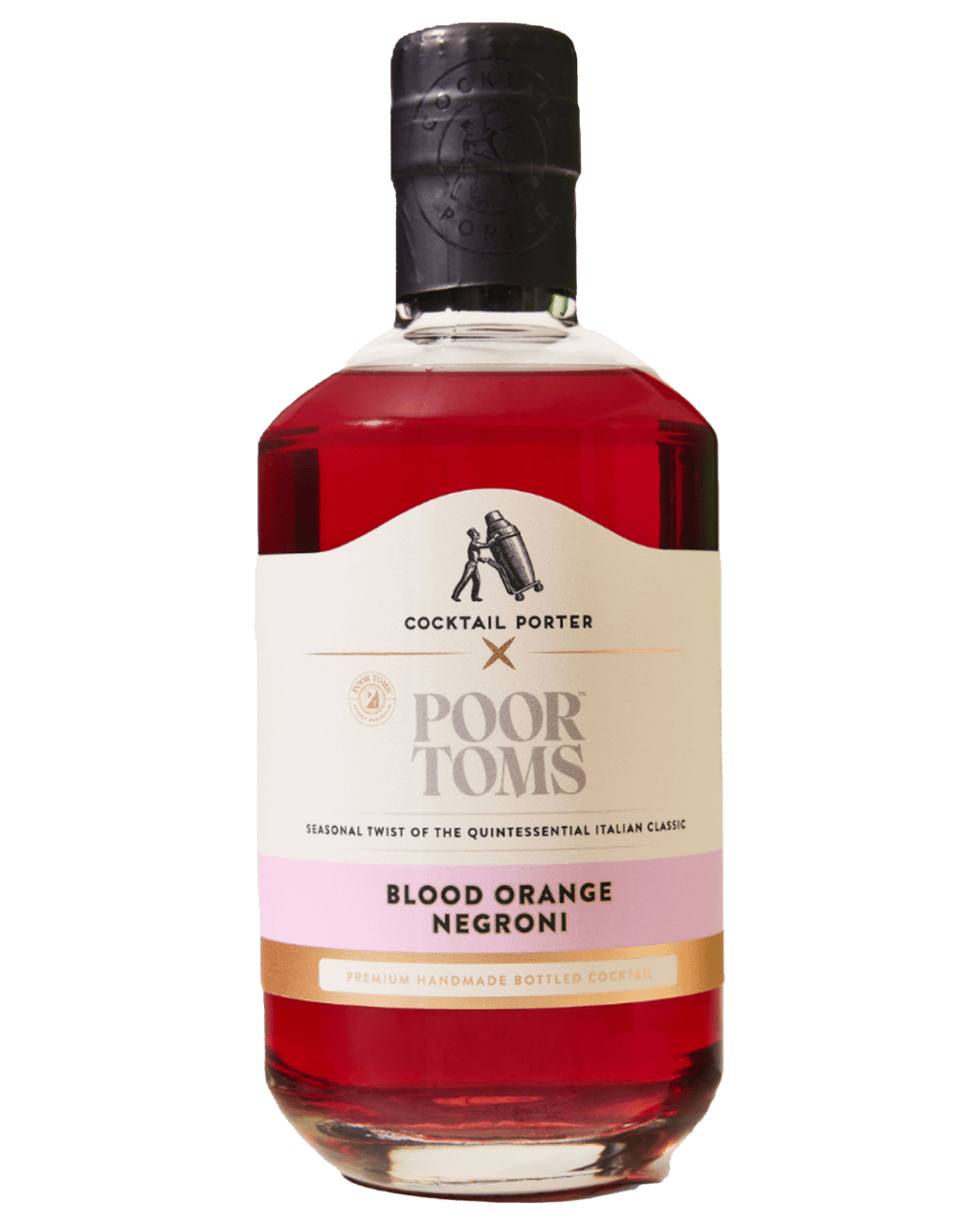 Buy Cocktail Porter Blood Orange Negroni Bottled Cocktail 500ml Online ...