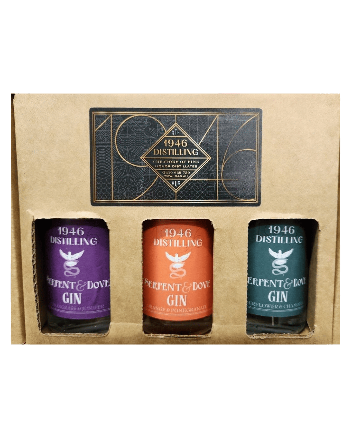 Buy 1946 Distilling Variety Gin Pack 3 X 200ml Bottles Online @Lowest Price