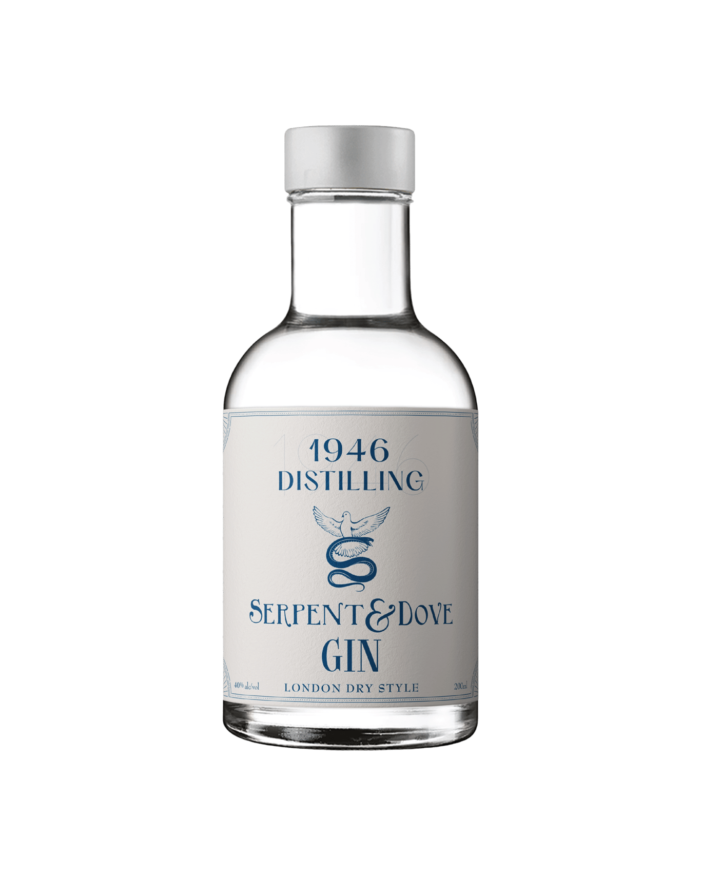 Buy 1946 Distilling Serpent And Dove London Dry Style Gin 200ml Online ...
