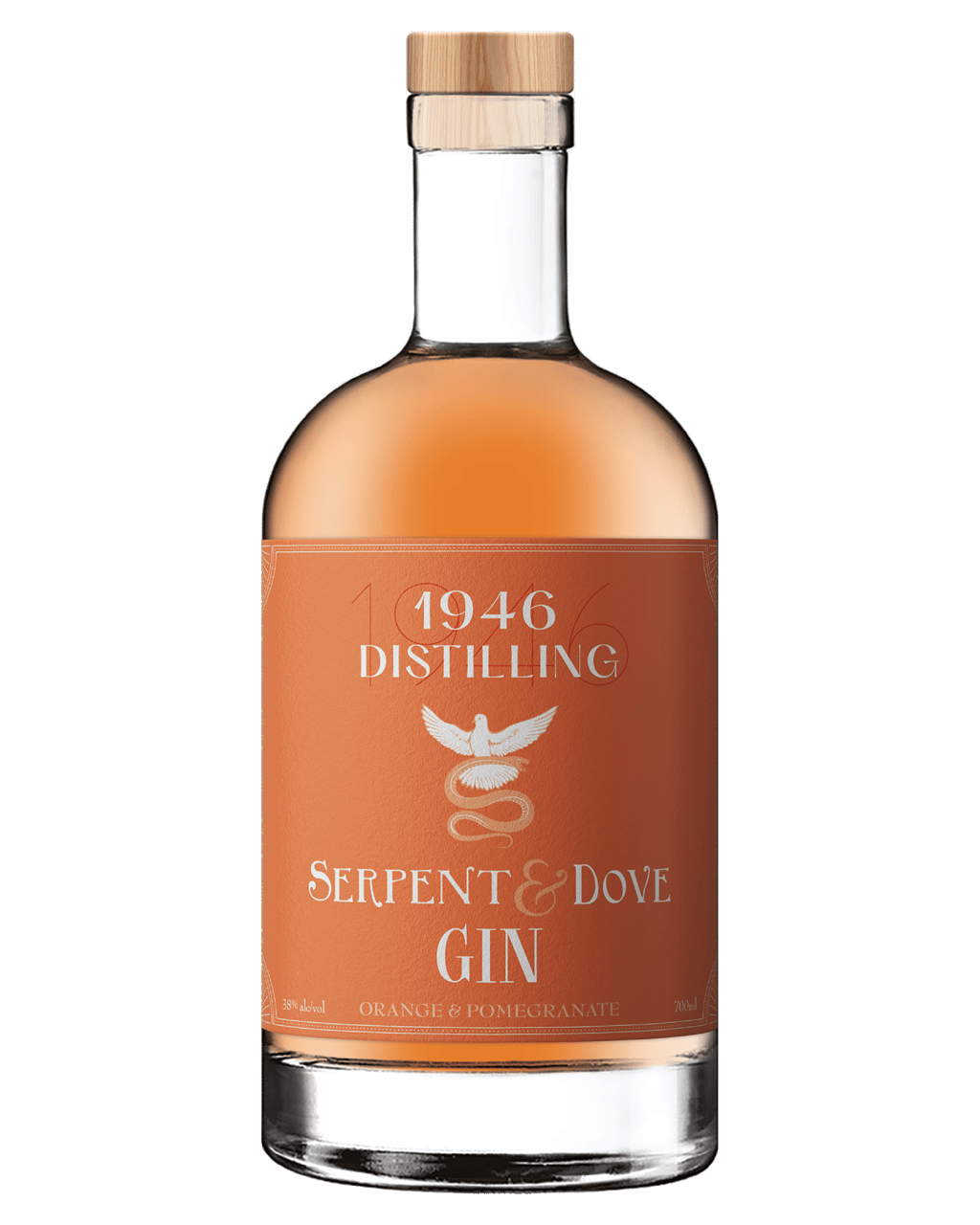 Buy 1946 Distilling Serpent And Dove - Blood Orange & Pomegranate Gin ...