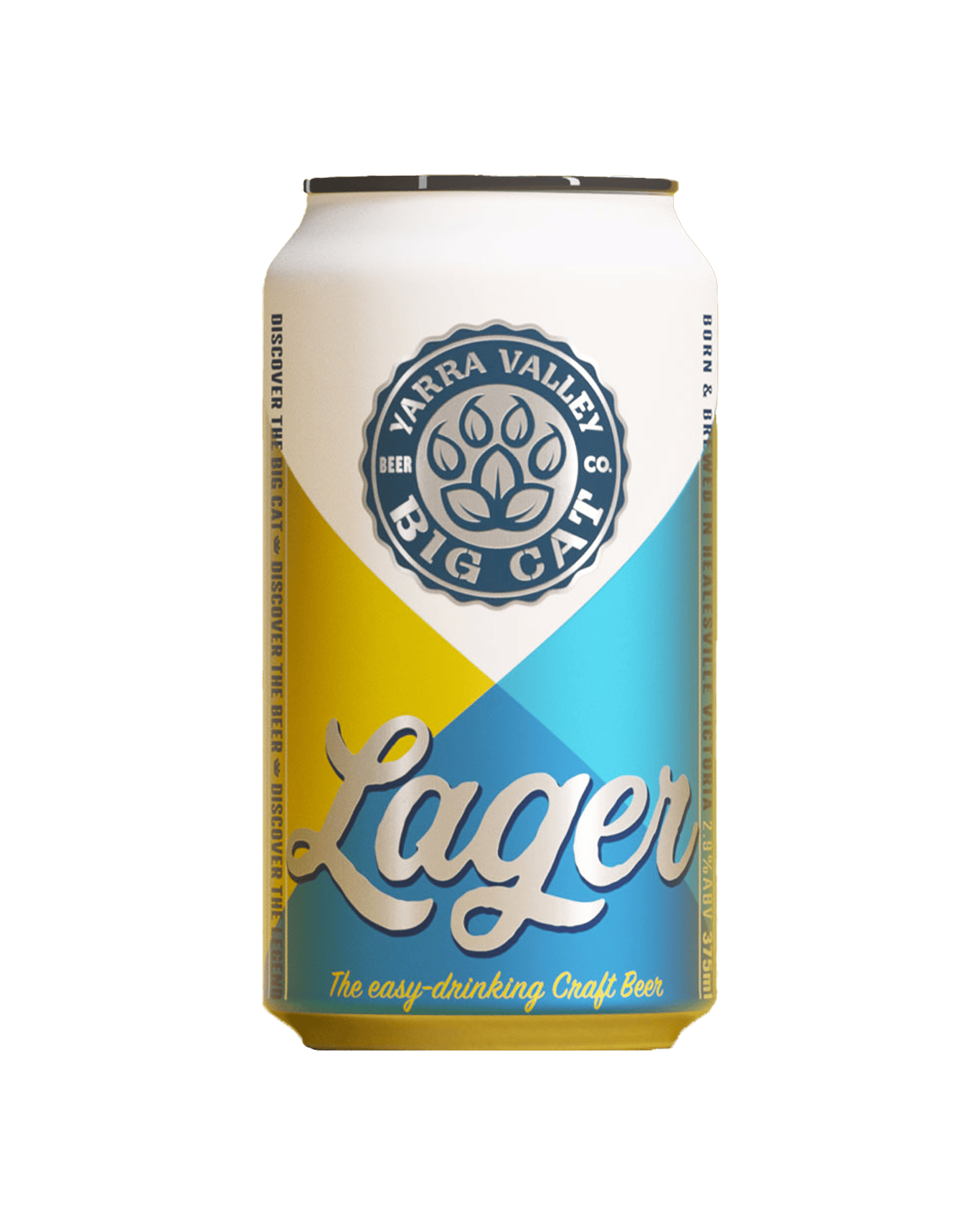 Buy Big Cat Brewery Yarra Valley - Legendary Lager 375ml Online (Low ...