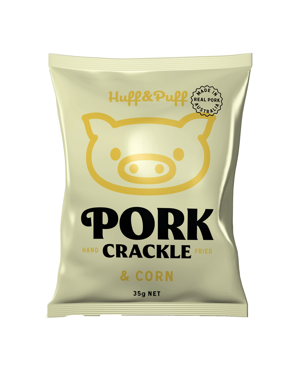 Buy Huff & Puff Pork Crackle And Toasted Corn 10x35g Online @Lowest Price