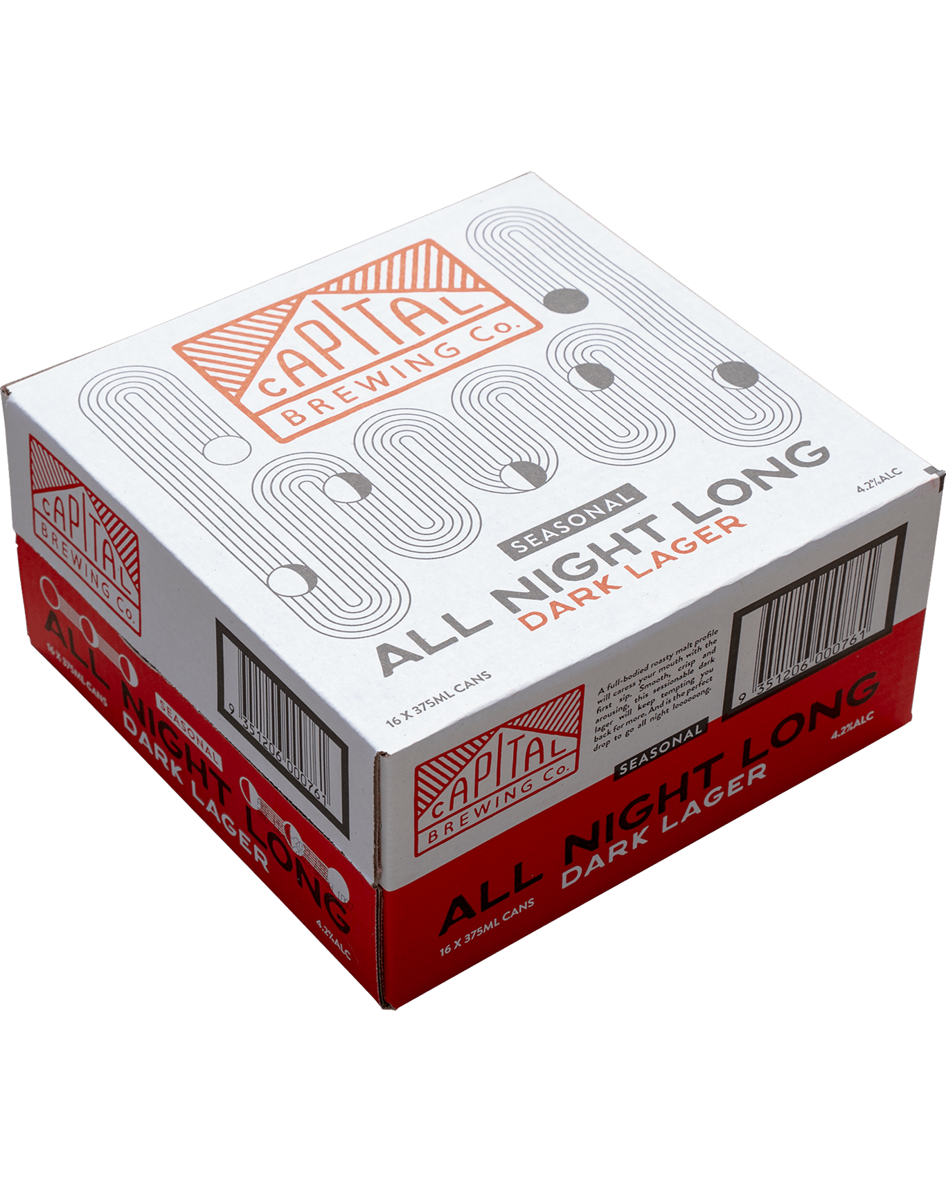 Buy Capital Brewing Co All Night Long Dark Lager 375ml Online @Lowest Price