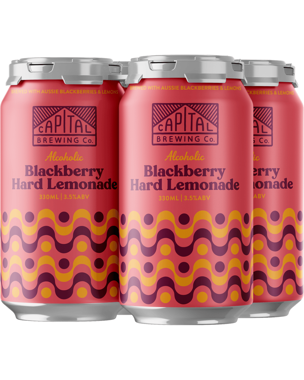 Buy Capital Brewing Co. Blackberry Hard Lemonade Can 330ml Online ...
