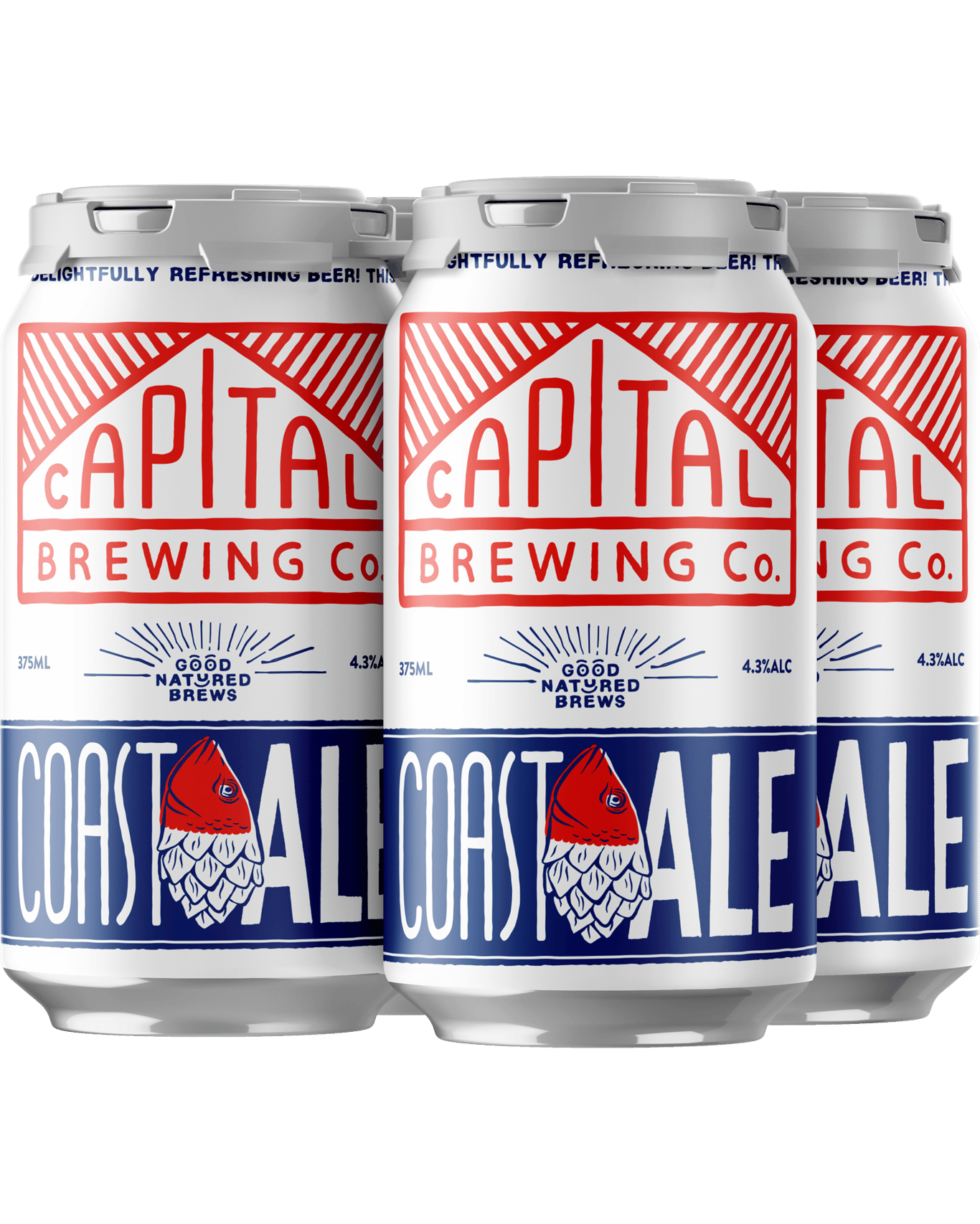 Buy Capital Brewing Co. Coast Ale Cans 375ml Online @Lowest Price