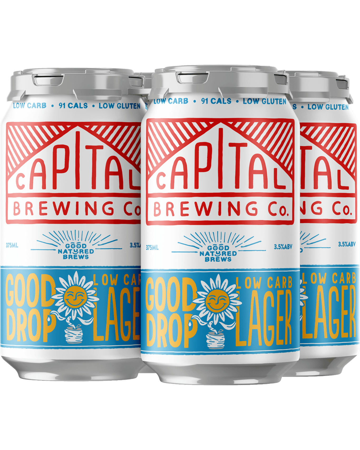 Buy Capital Brewing Co. Good Drop Low Carb Lager 375ml Online (Lowest ...
