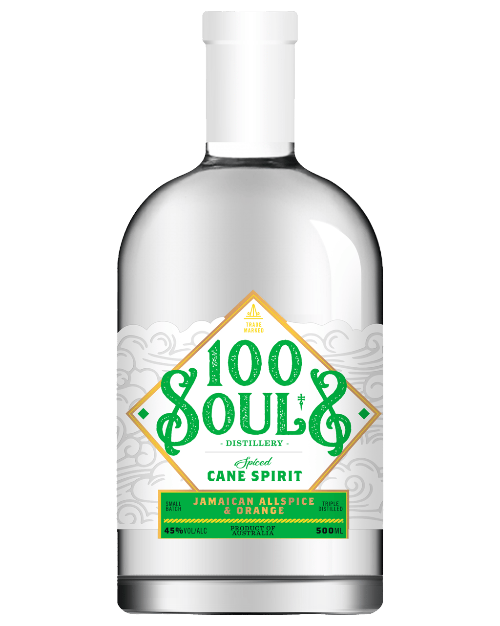 100 Souls Spiced Cane Spirit Jamaican Allspice Orange - Boozy
