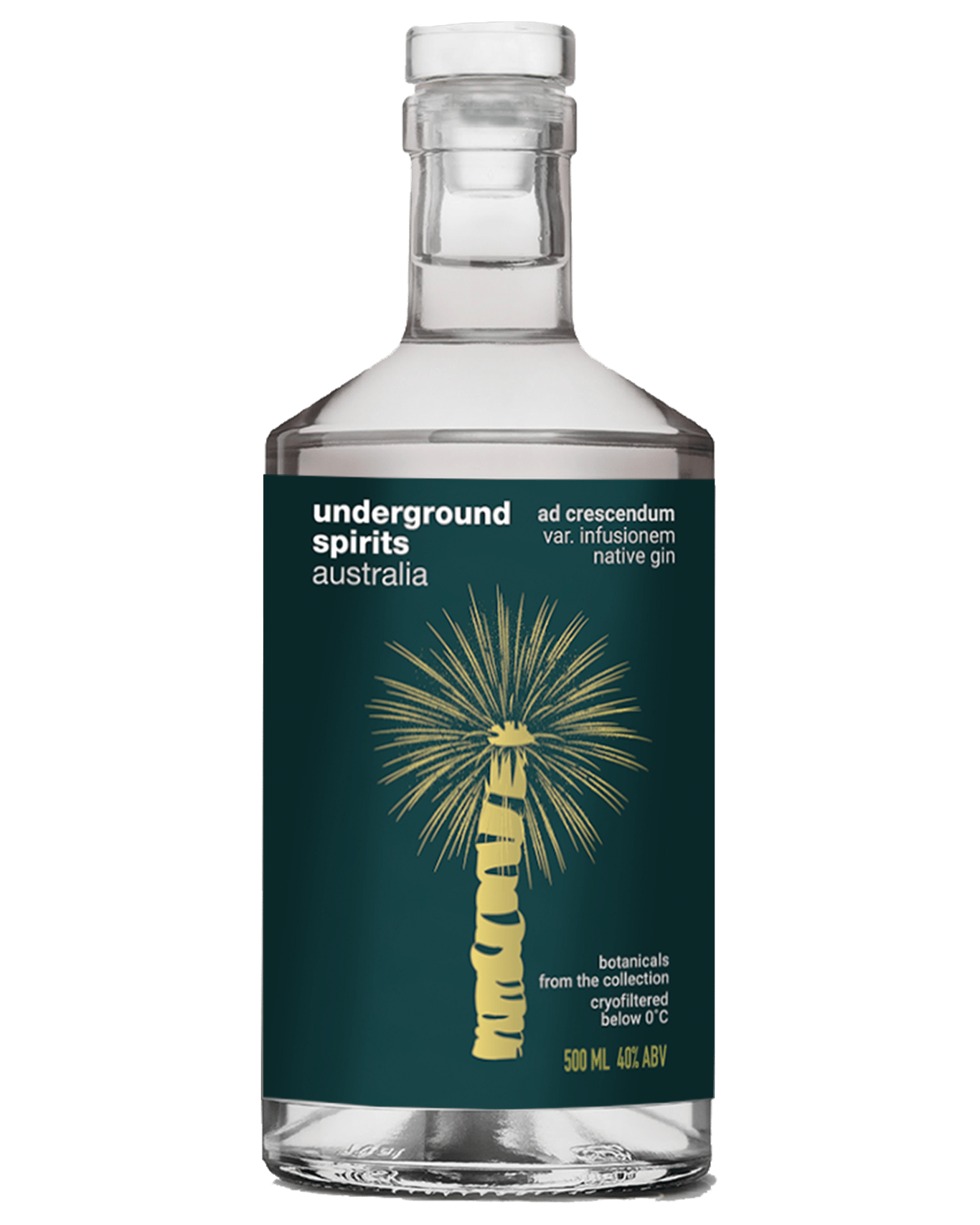 Buy Underground Spirits Ad Crescendum Var Infusionem Native Gin 500ml ...