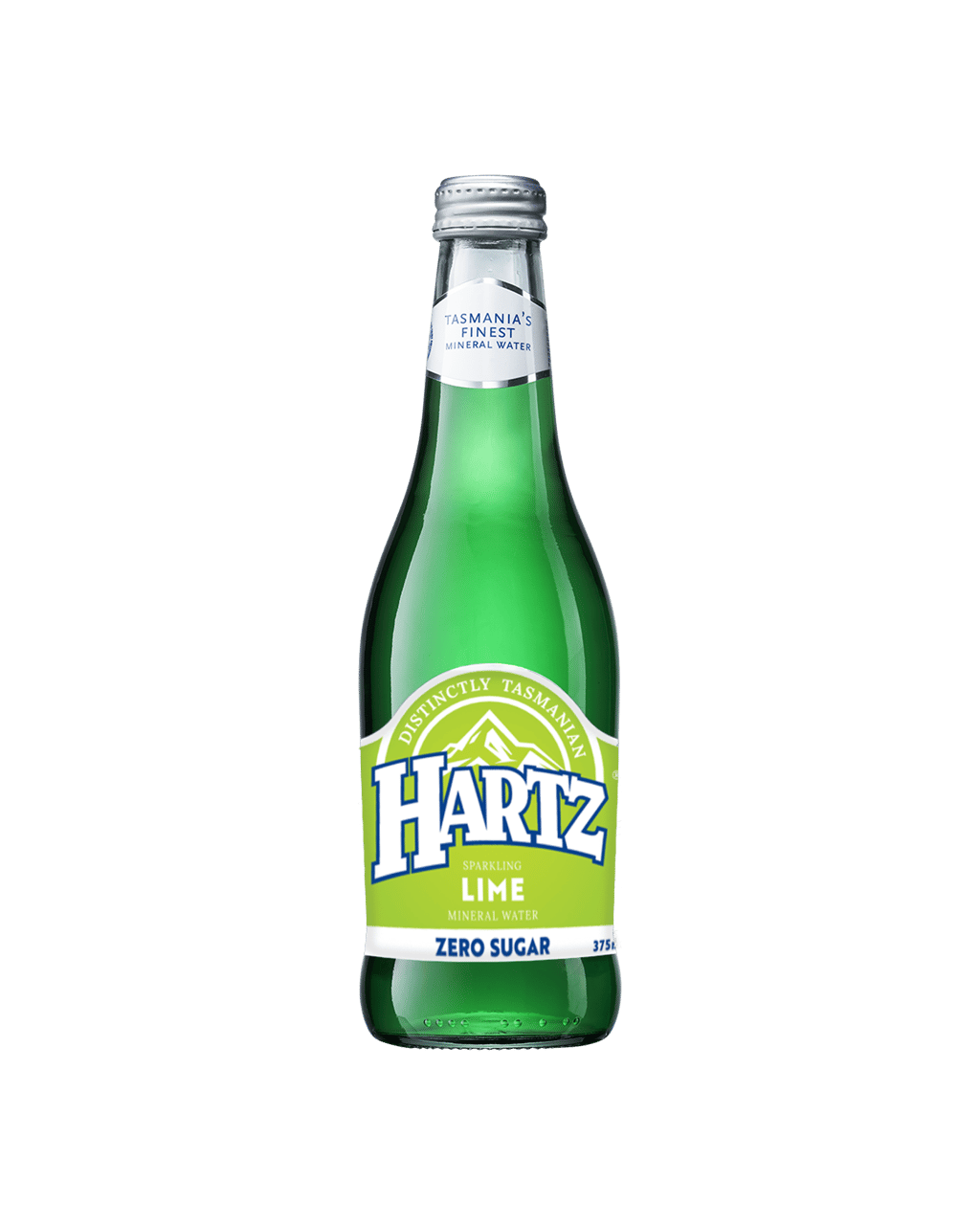 Buy Hartz Sparkling Tasmanian Spring Water Zero Sugar Lime 375ml Online ...