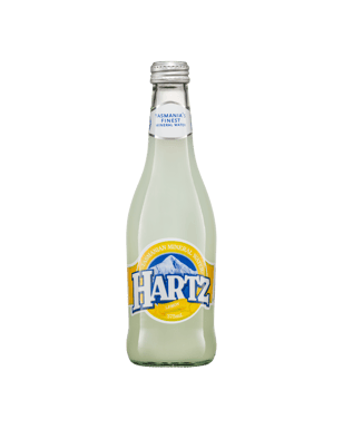 Buy Hartz Sparkling Tasmanian Spring Water Lemon 375ml Online (Low ...