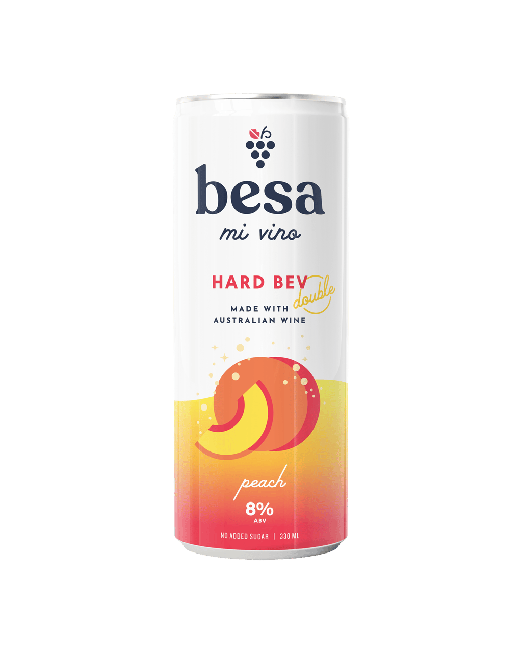 Buy Besa Hard Bev Peach 330ml 24pk Online @Lowest Price