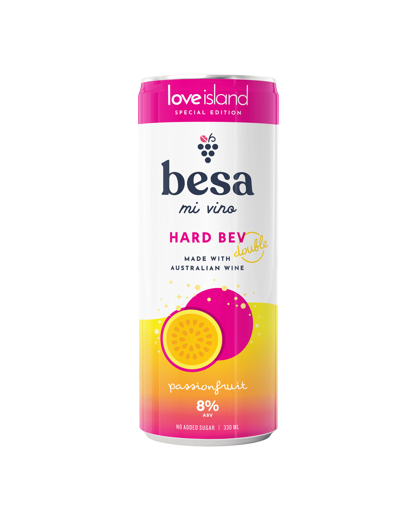 Buy Besa Mi Vino Hard Bev - Passionfruit 330ml Online @Lowest Price