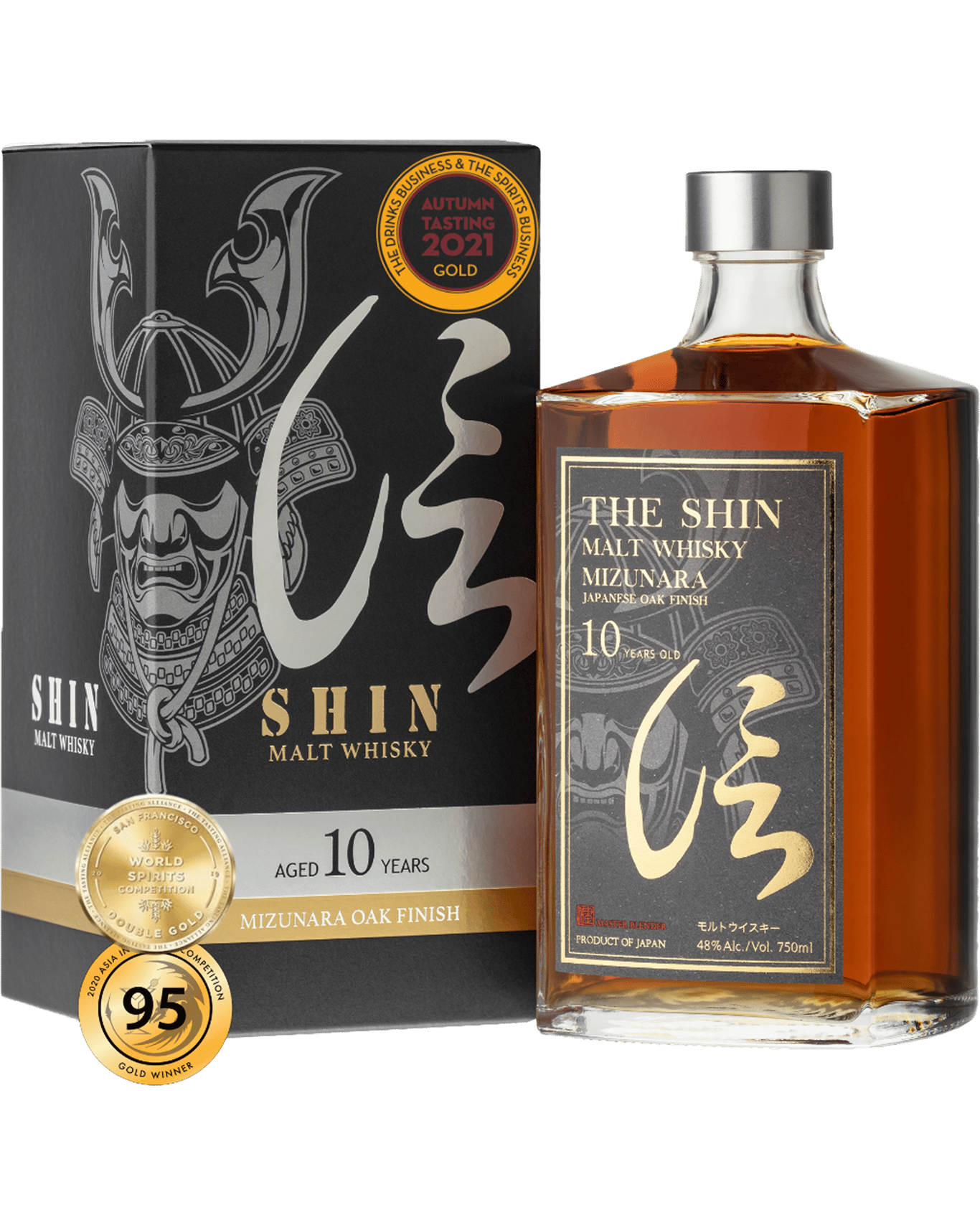 Buy The Shin 10 Yo Malt Whisky Mizunara Oak Finish 700ml Online @Lowest Price