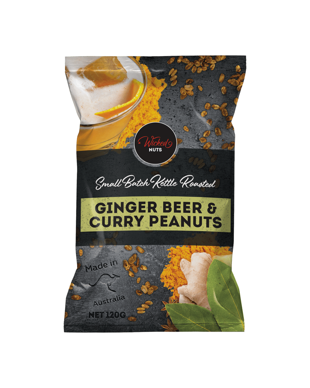 Buy Wicked Nuts Ginger Beer & Curry Peanuts Online @Lowest Price