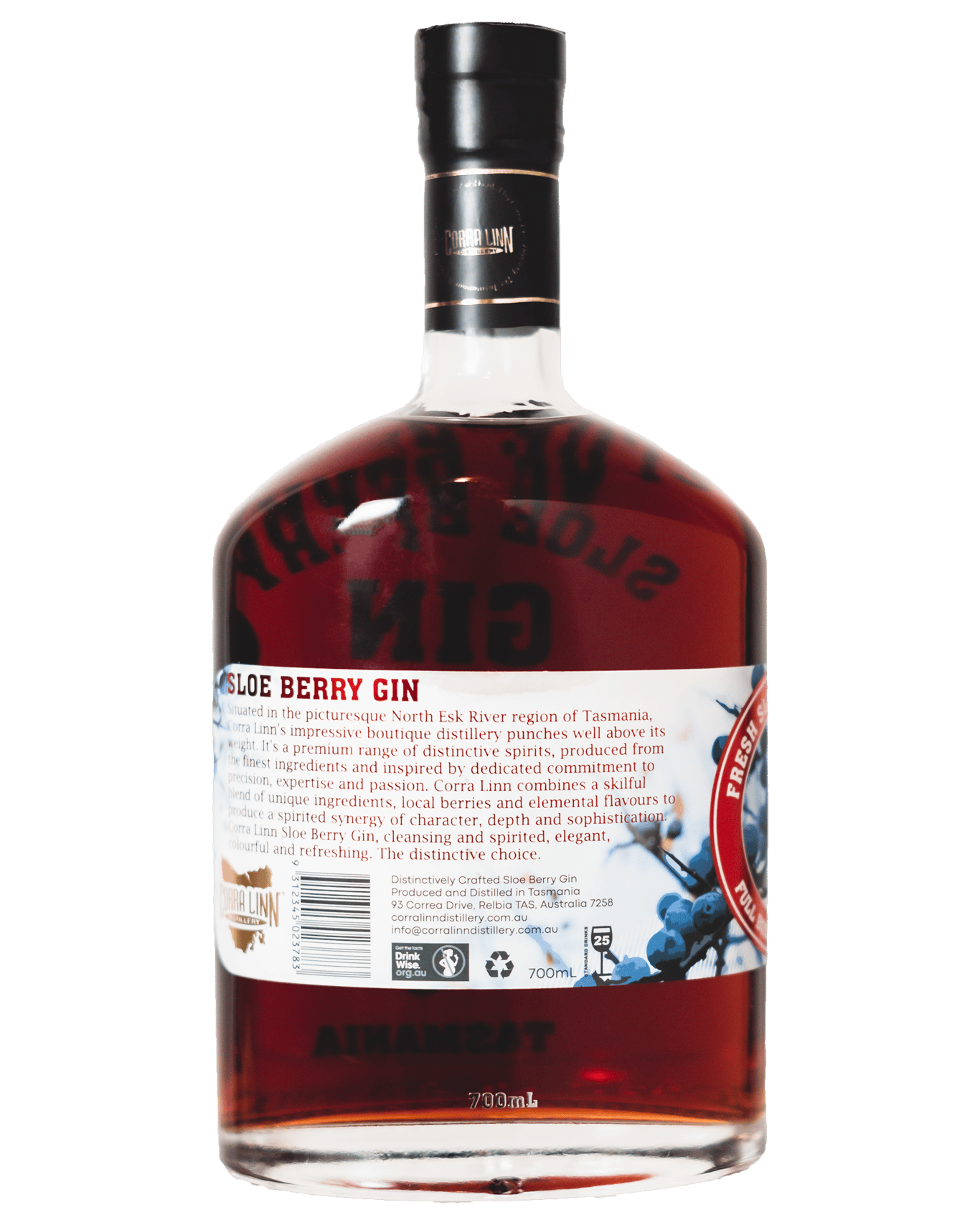 Buy Corra Linn Distillery Tasmanian Sloe Berry Gin Online (Low Prices ...