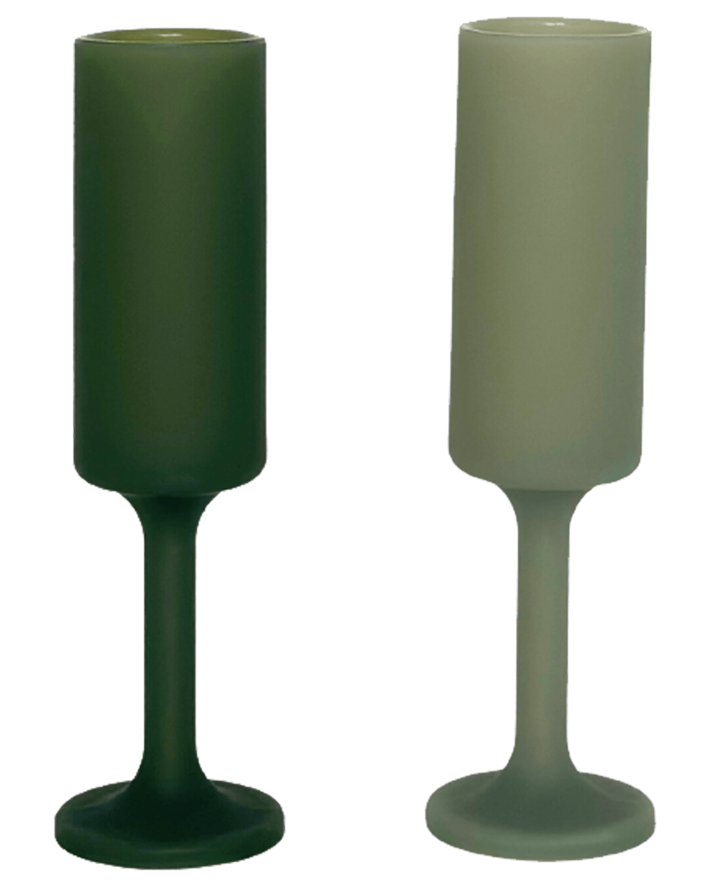 Buy Porter Green Unbreakable Silicone Champagne Flute Sage + Olive Seff ...