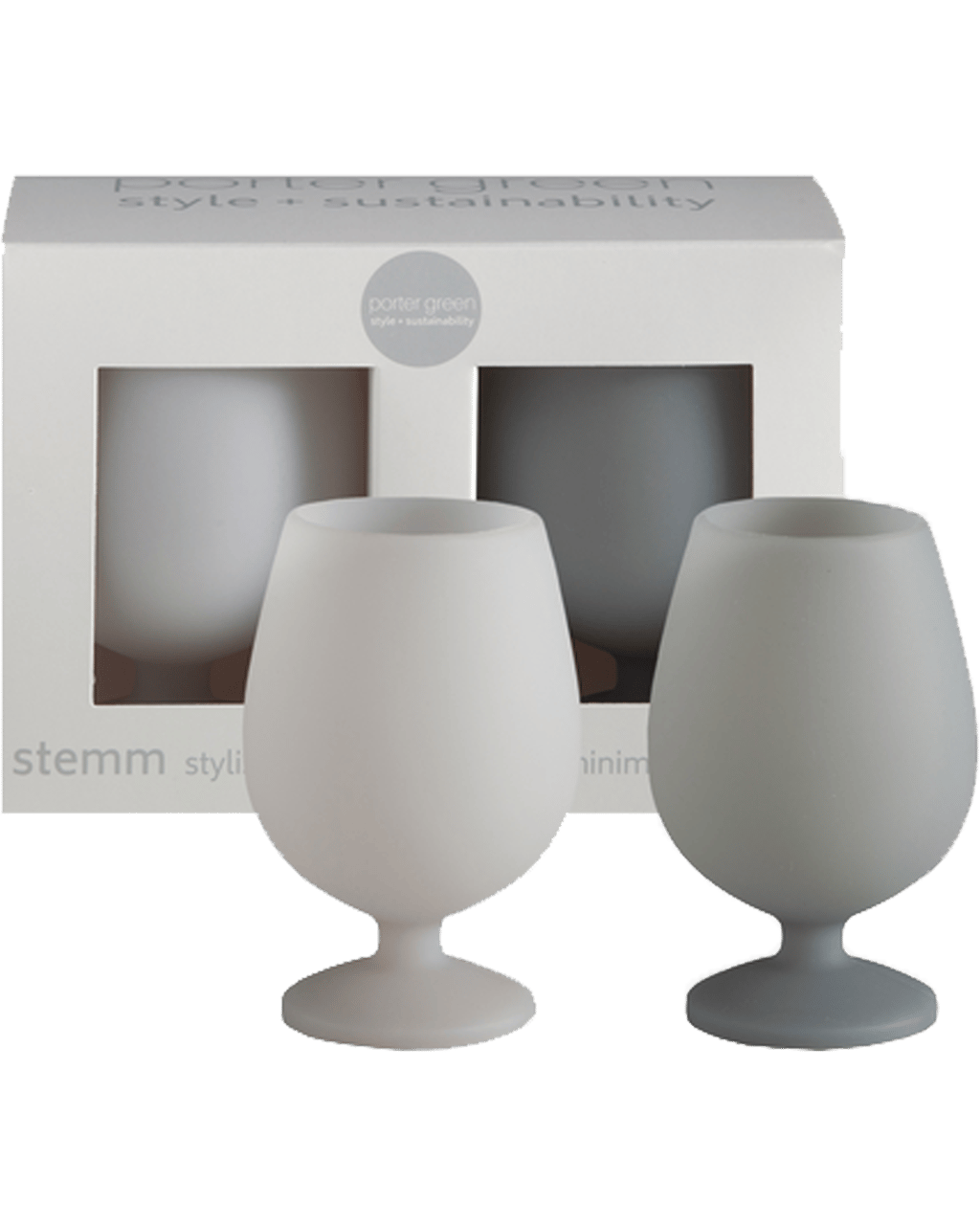 Buy Porter Green Lupo Grigio - Stemm - Silicone Unbreakable Wine ...