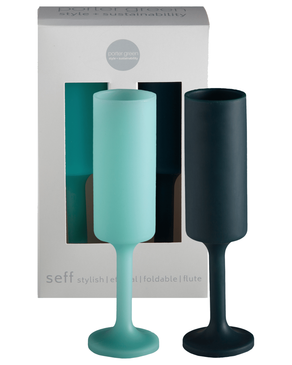 Buy Porter Green Mist + Ink - Seff - Silicone Unbreakable Champagne ...