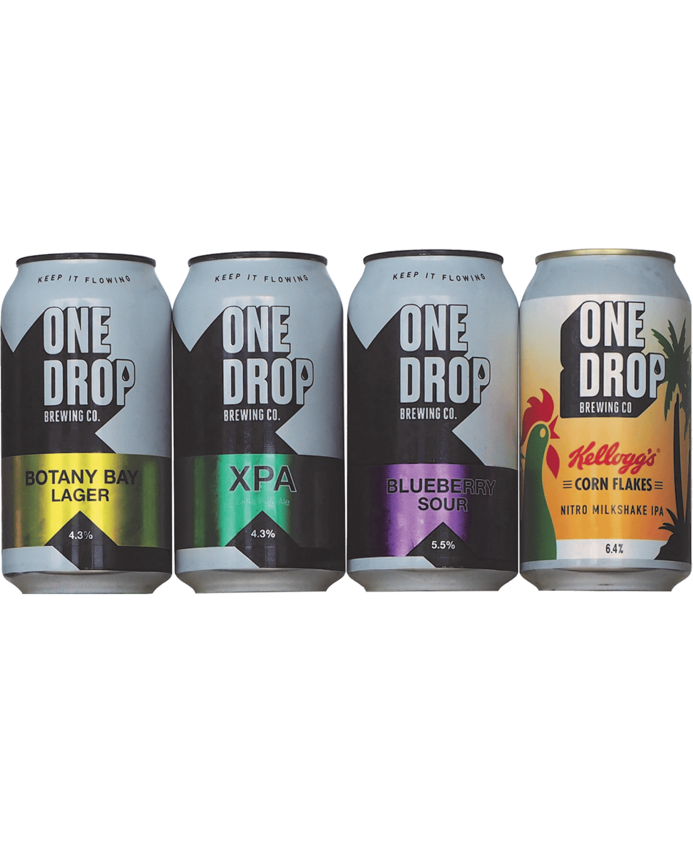 Buy One Drop 2019 Mixed 16 X 375ml Box (lager + Xpa + Blueberry Sour ...