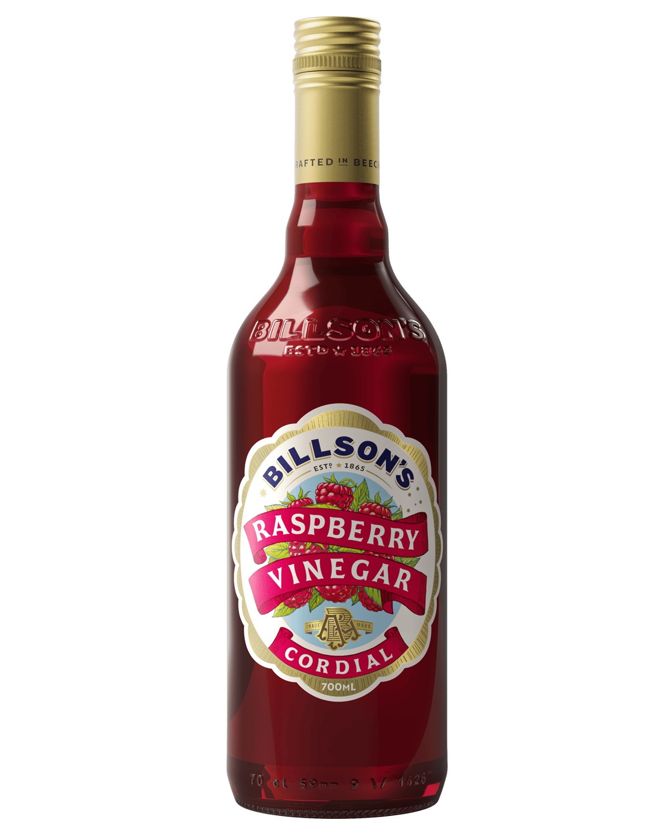 Buy Billson’s Raspberry Vinegar Traditional Cordial 700ml Online ...