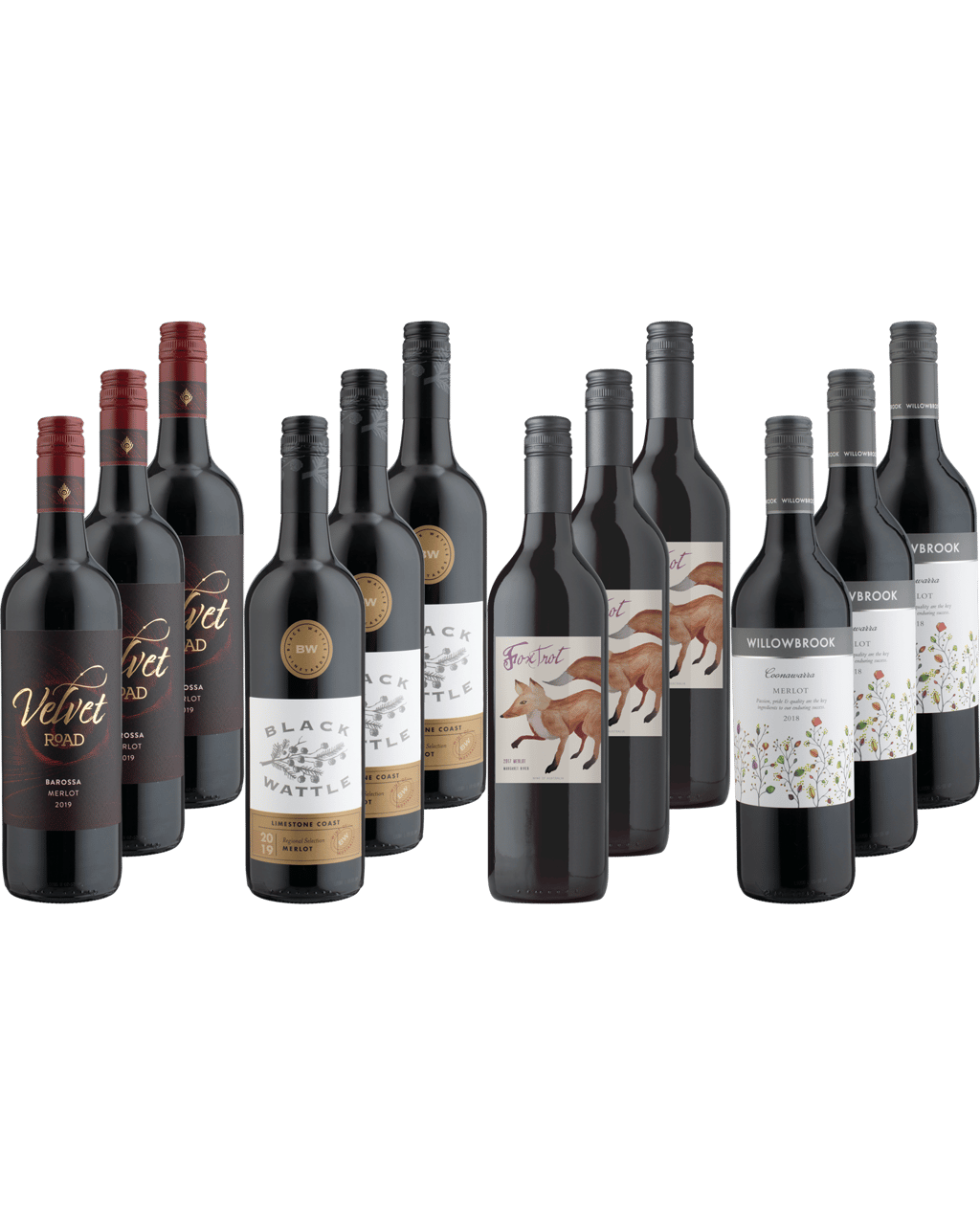 Buy Merchant Finds Mellow Merlot Mix (4x3) Online @Lowest Price