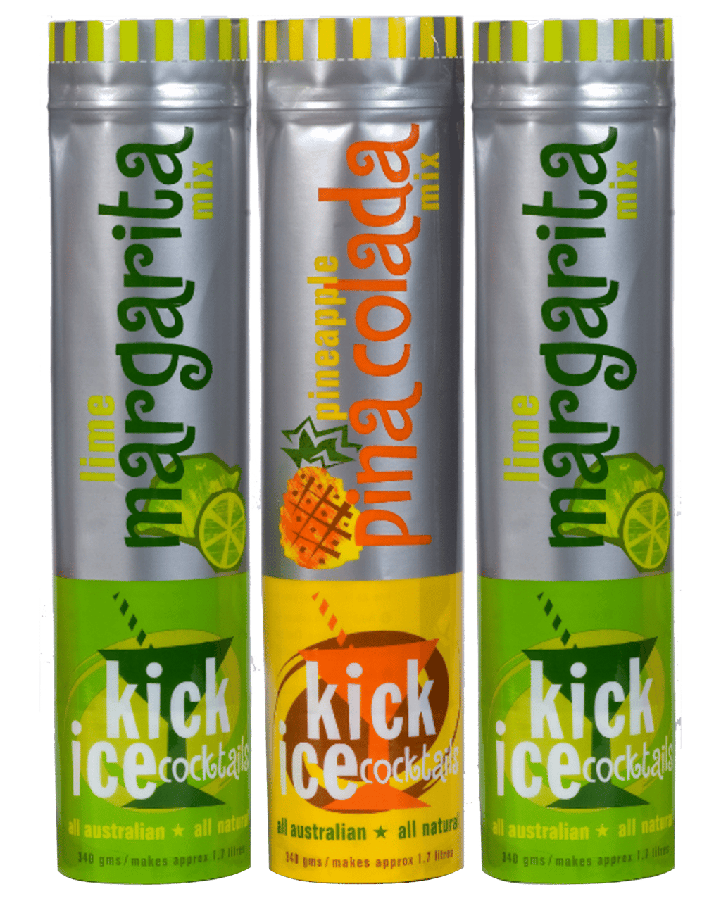 Buy Kick Ice Cocktails Pack - 2 Pineapple Pina-colada And 1 Lime ...