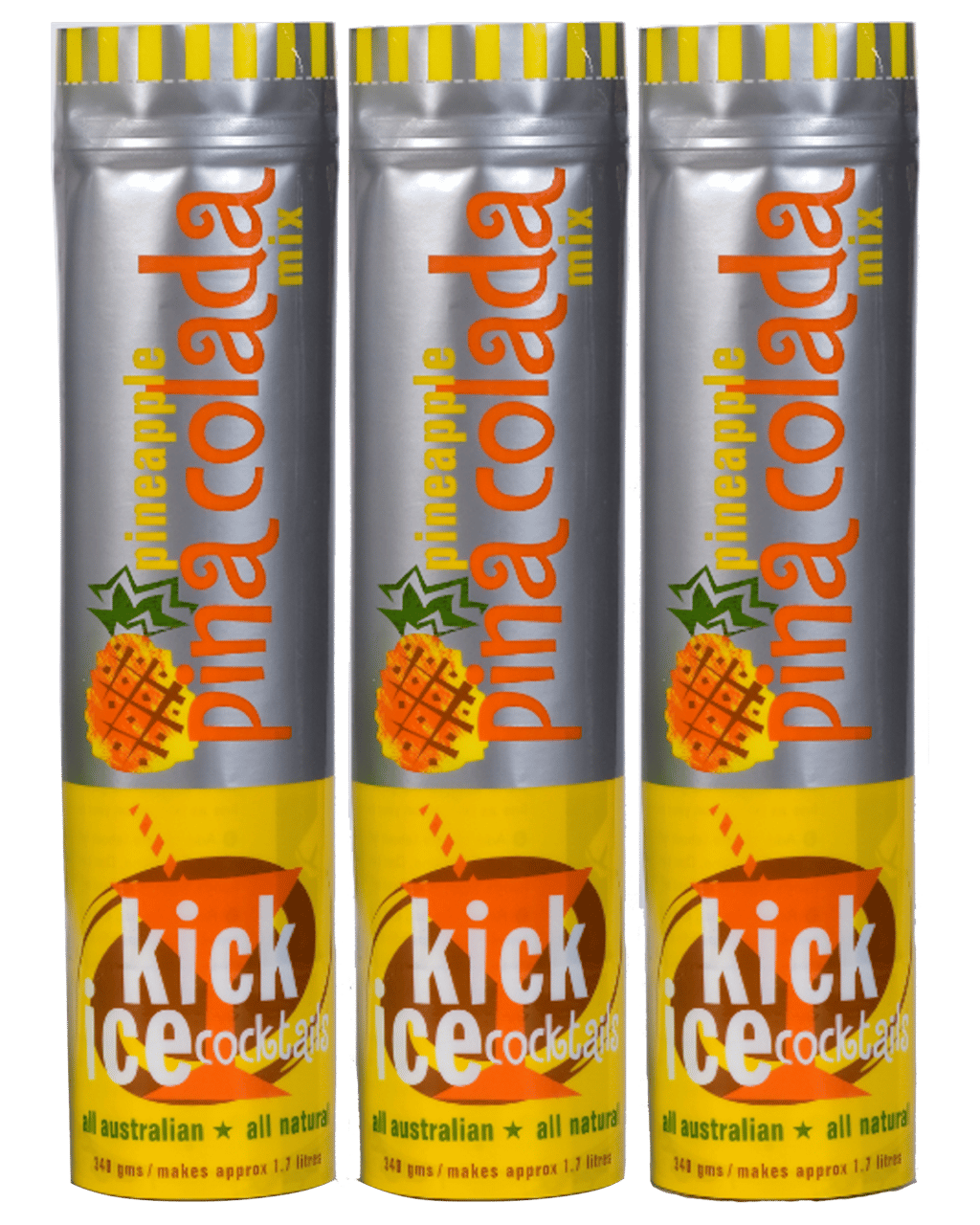 Buy Kick Ice Cocktails Pack - 3 Pineapple Pina-colada's Online @Lowest ...