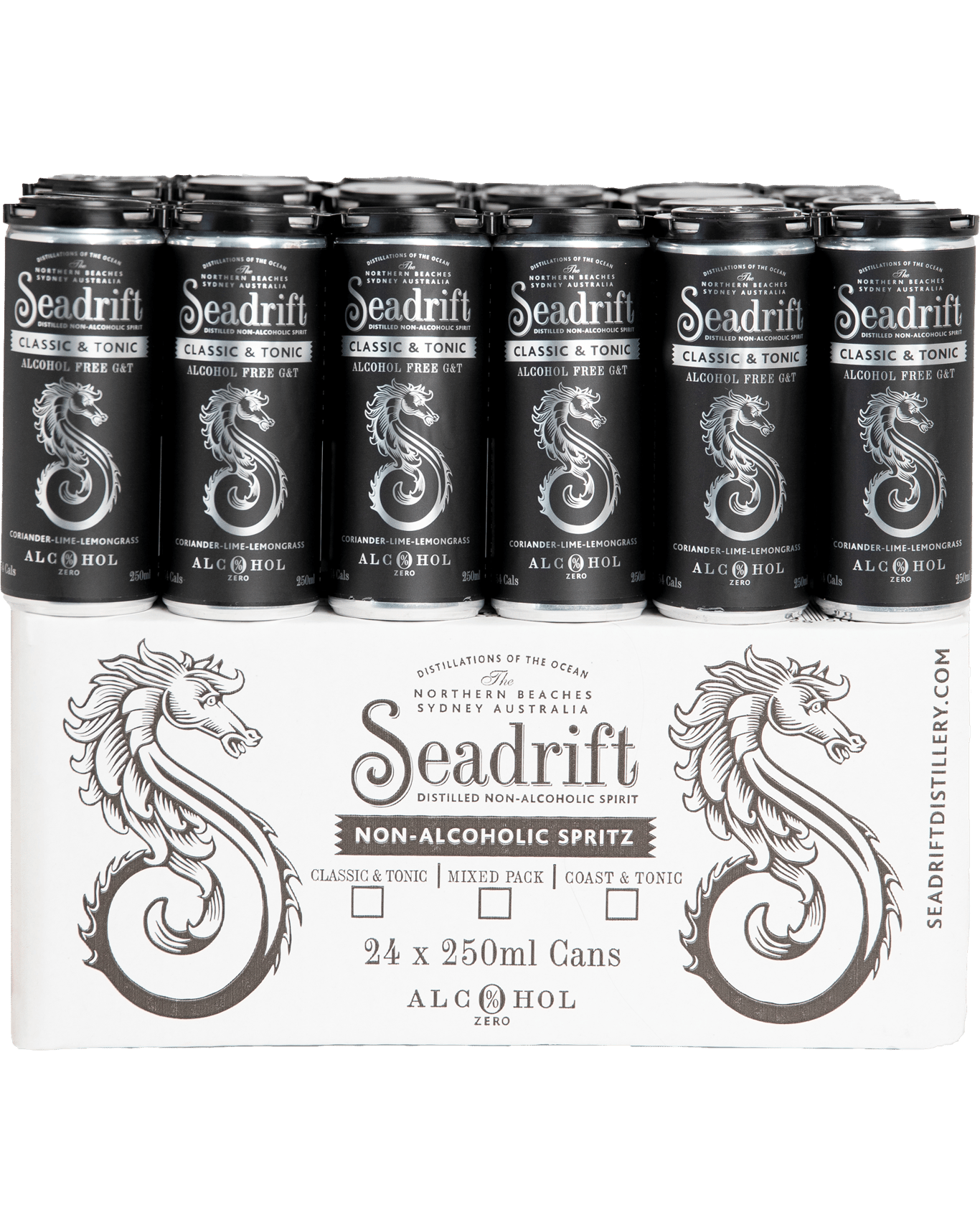 Buy Seadrift Classic & Tonic Non-alcoholic Spritz 250ml Online @Lowest ...